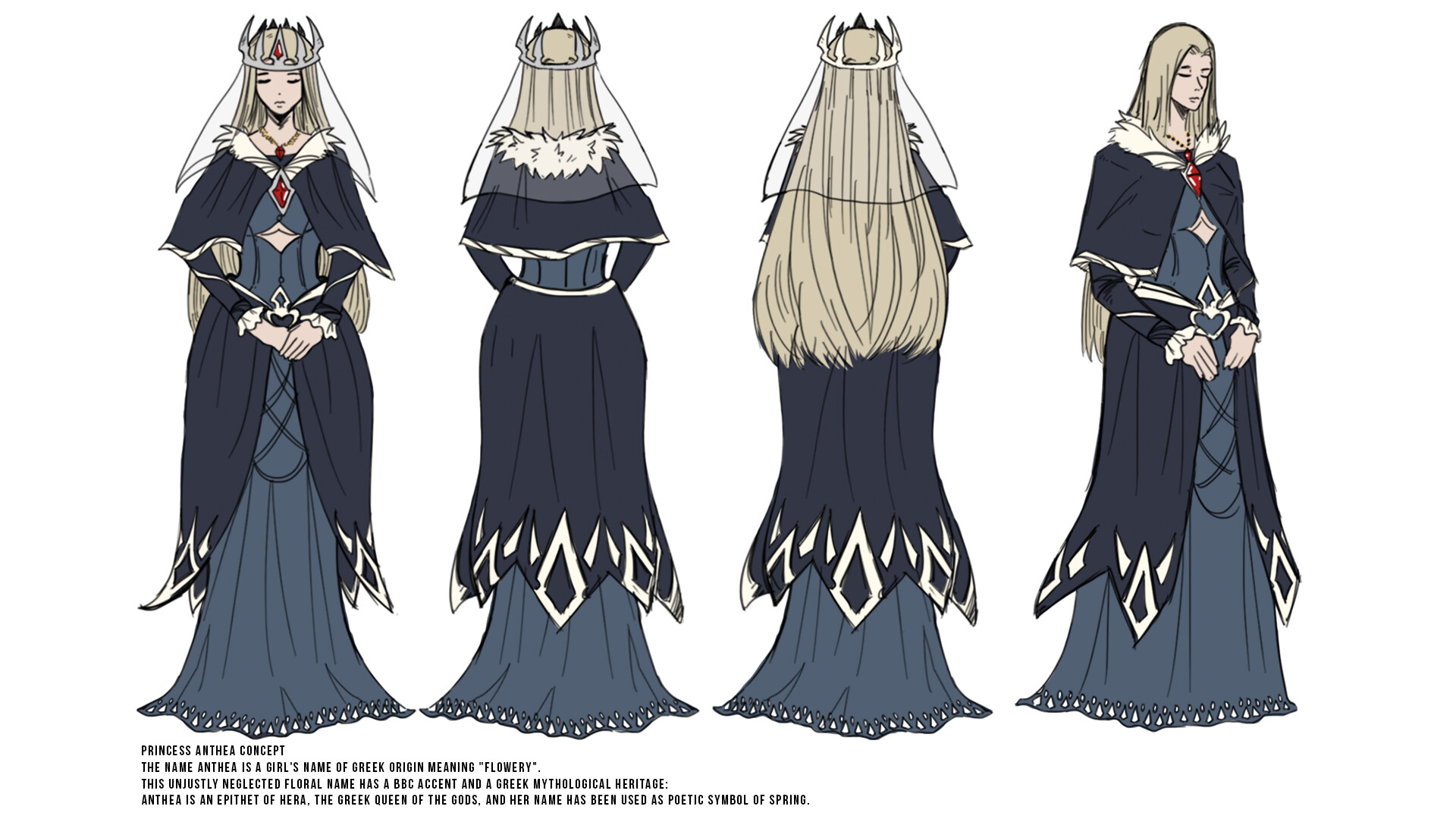 ArtStation - Princess Anthea and Undying King of Erald