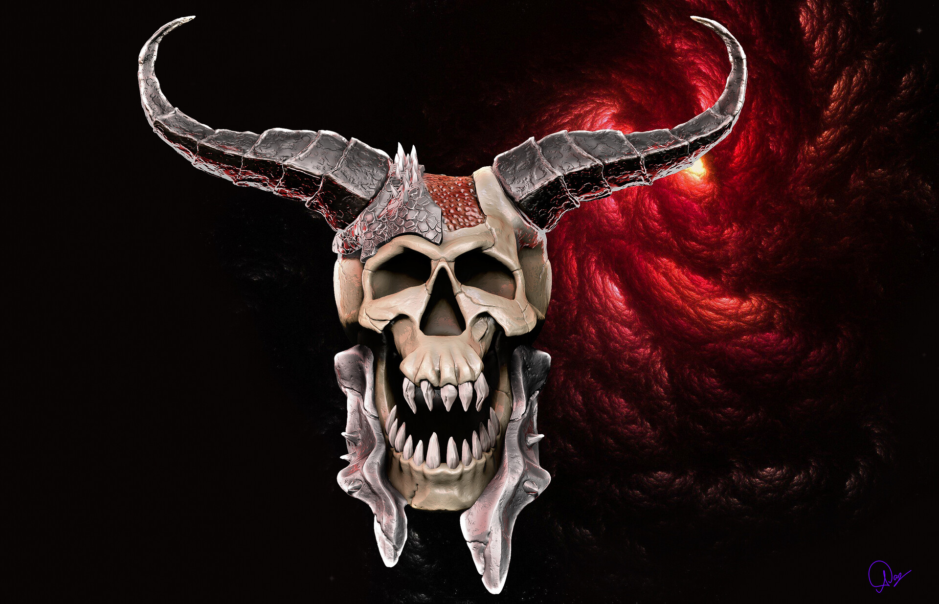 ArtStation - Skull Demon