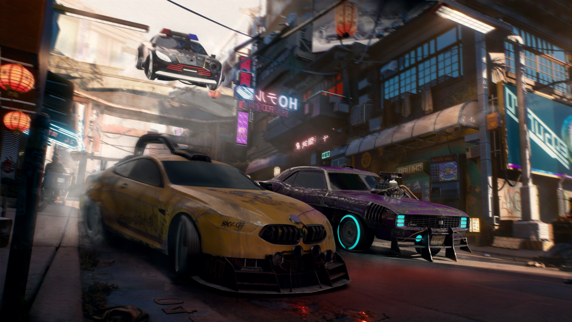 ArtStation - Cyber Car Chase