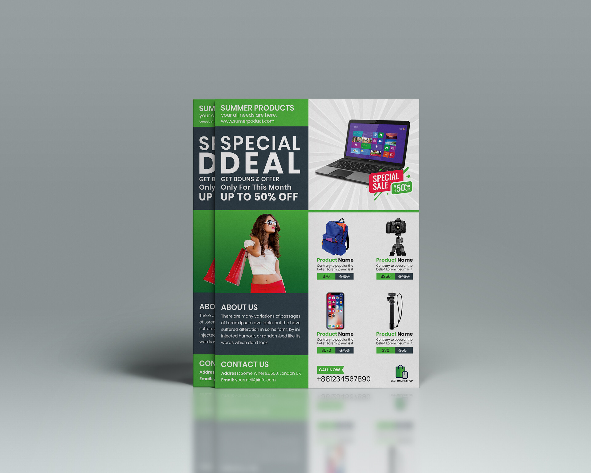 ArtStation - Product promotional flyer