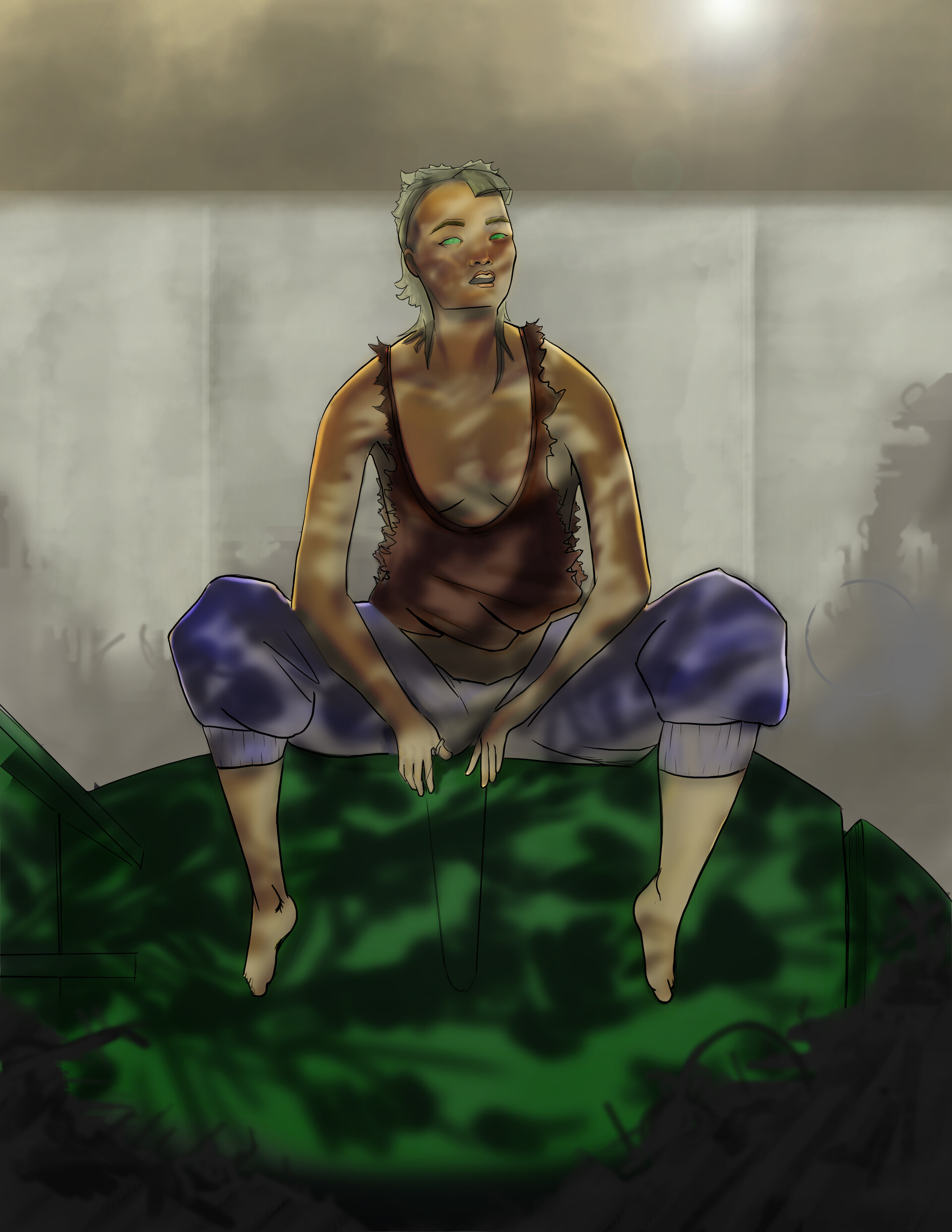 ArtStation - Bitz - a character painting