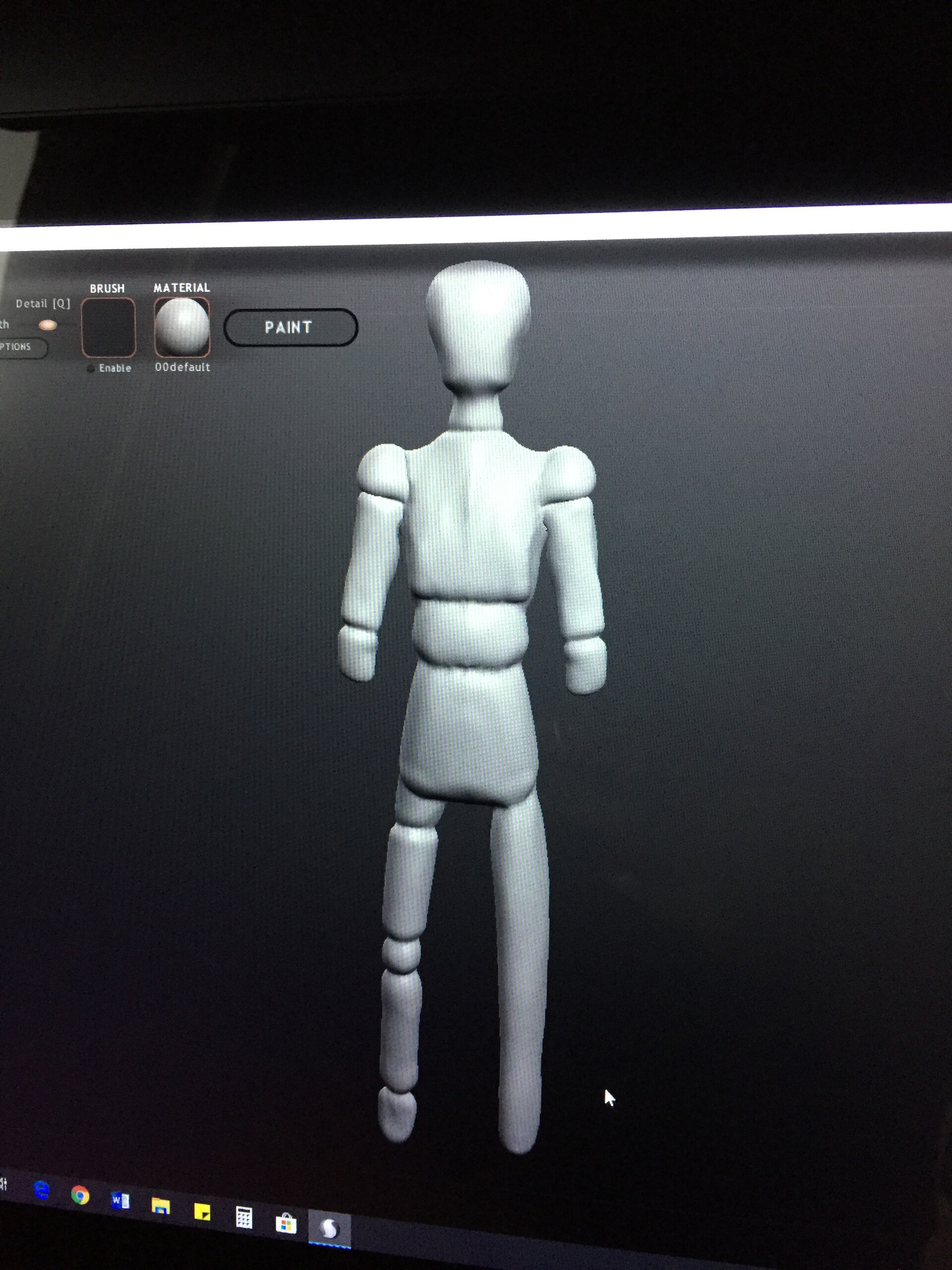 ArtStation - Wooden Figure WIP