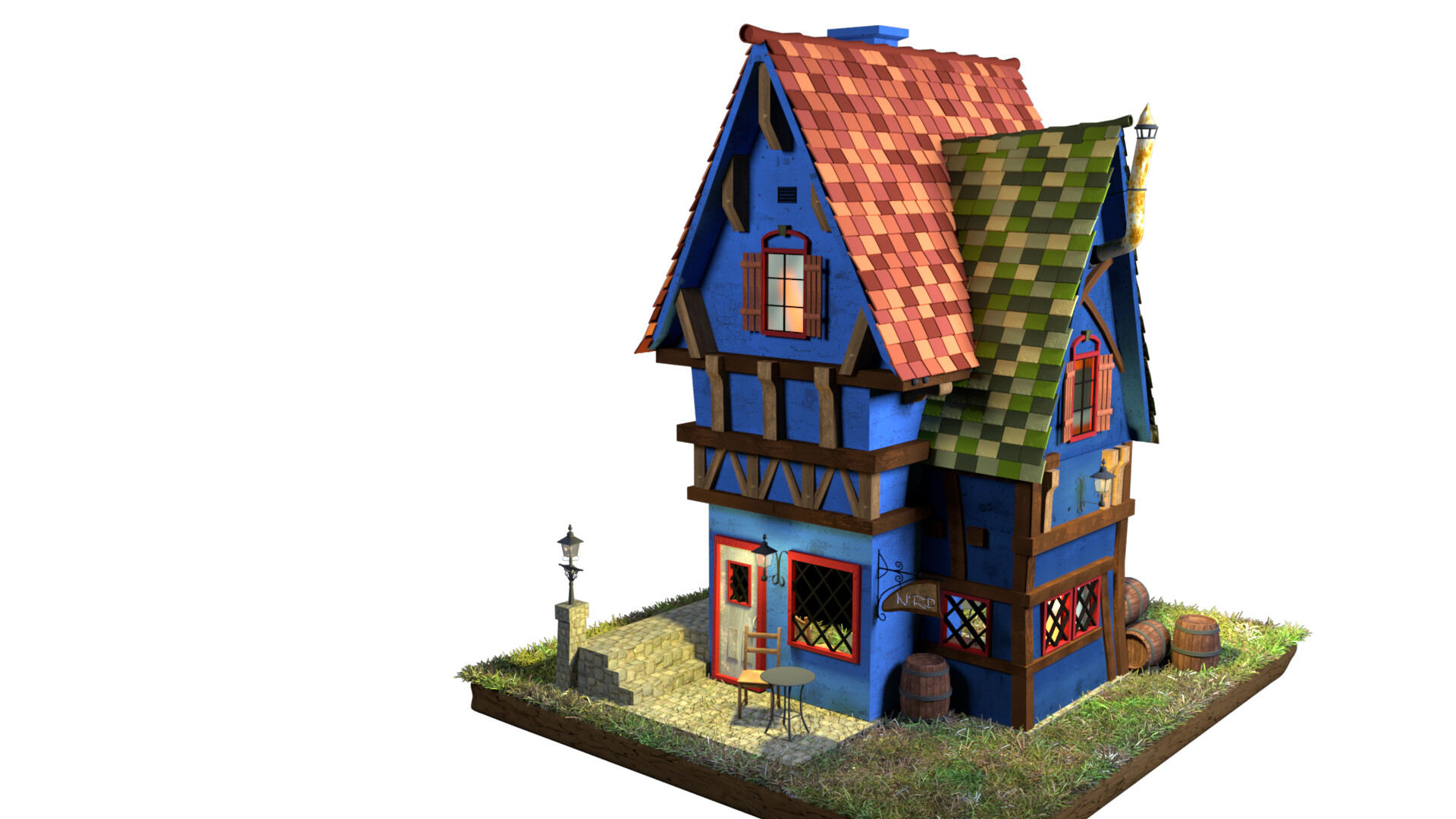 ArtStation - Cartoon House