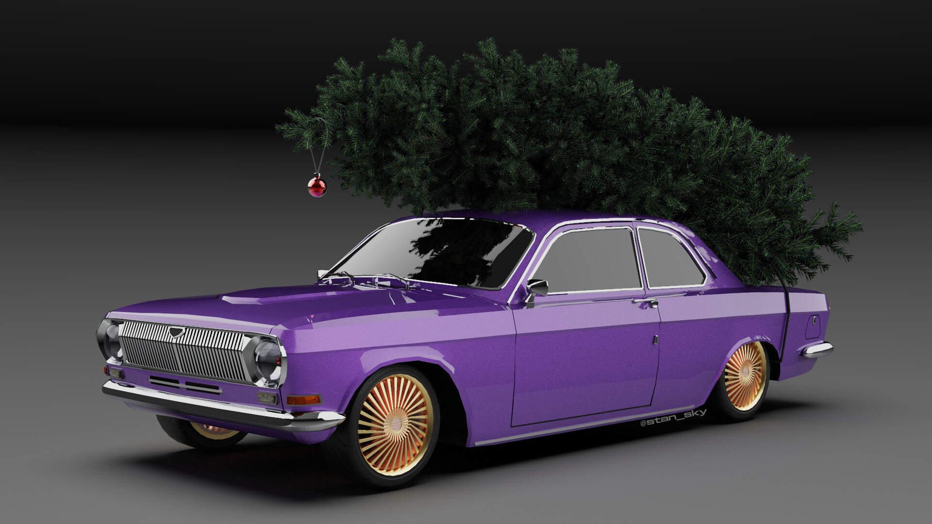 ArtStation - Gaz 24 Volga Custom