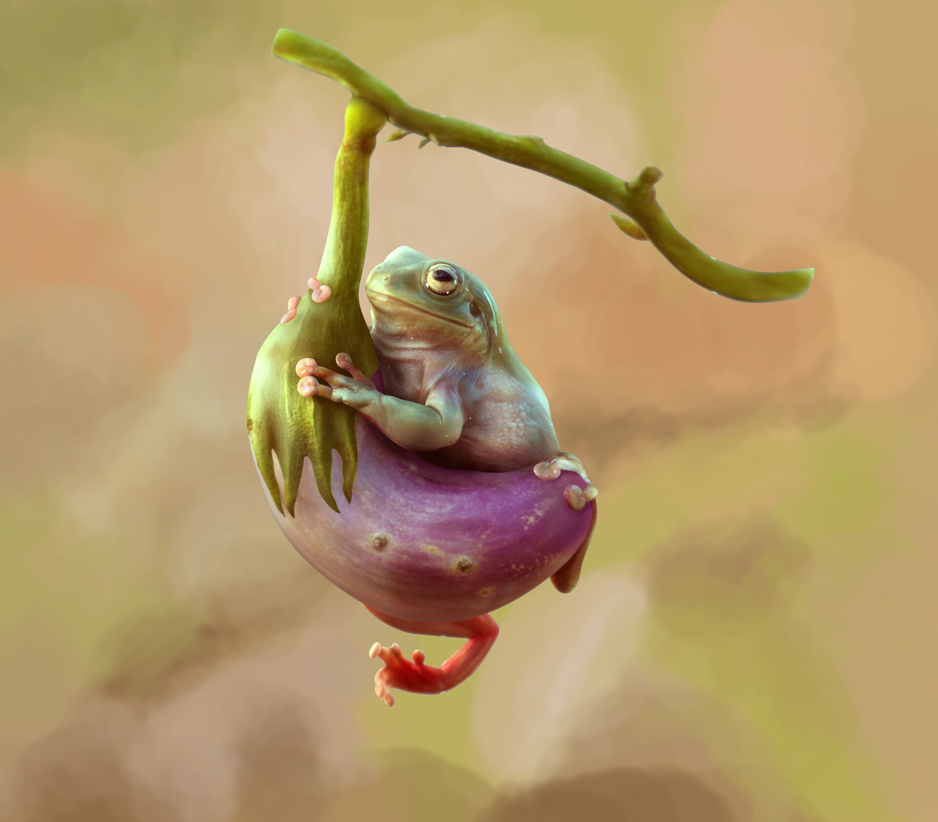 ArtStation - Chubby frog