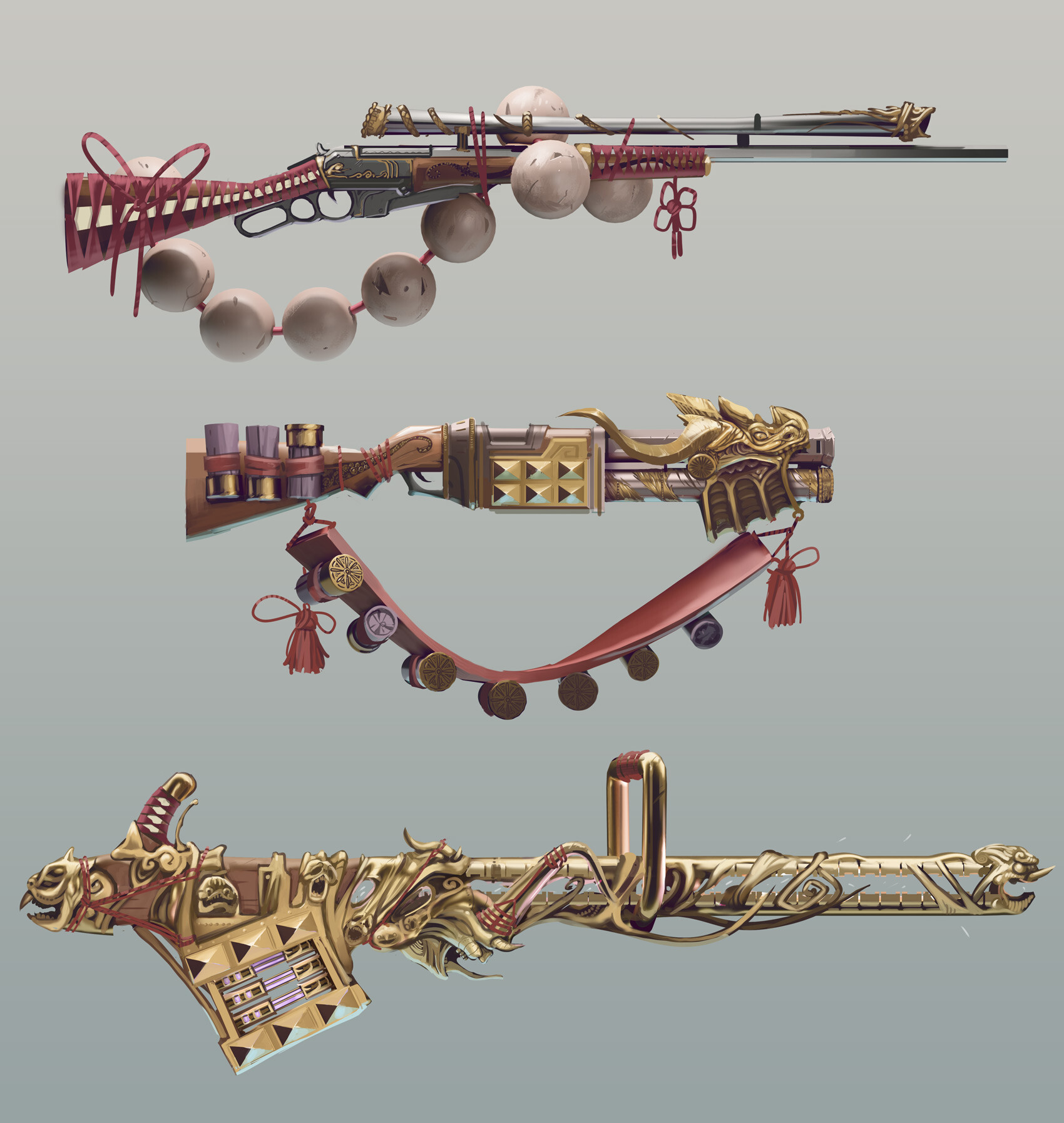 ArtStation - Japanese Weapons Concept