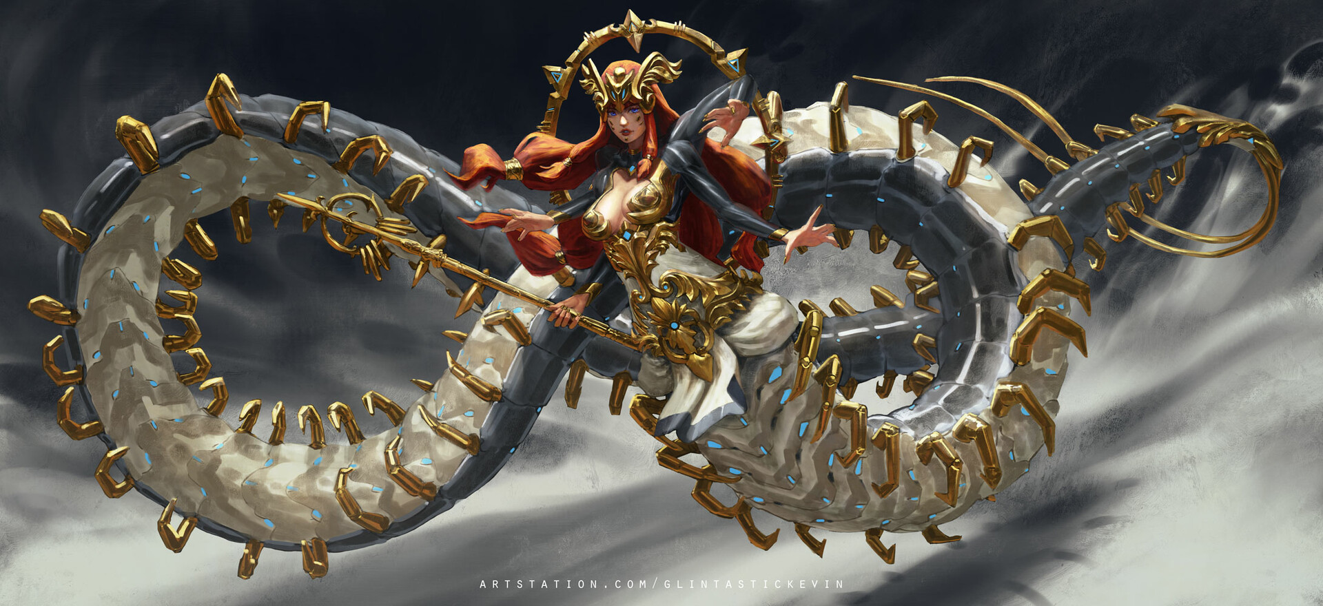 ArtStation - Centipede Deity