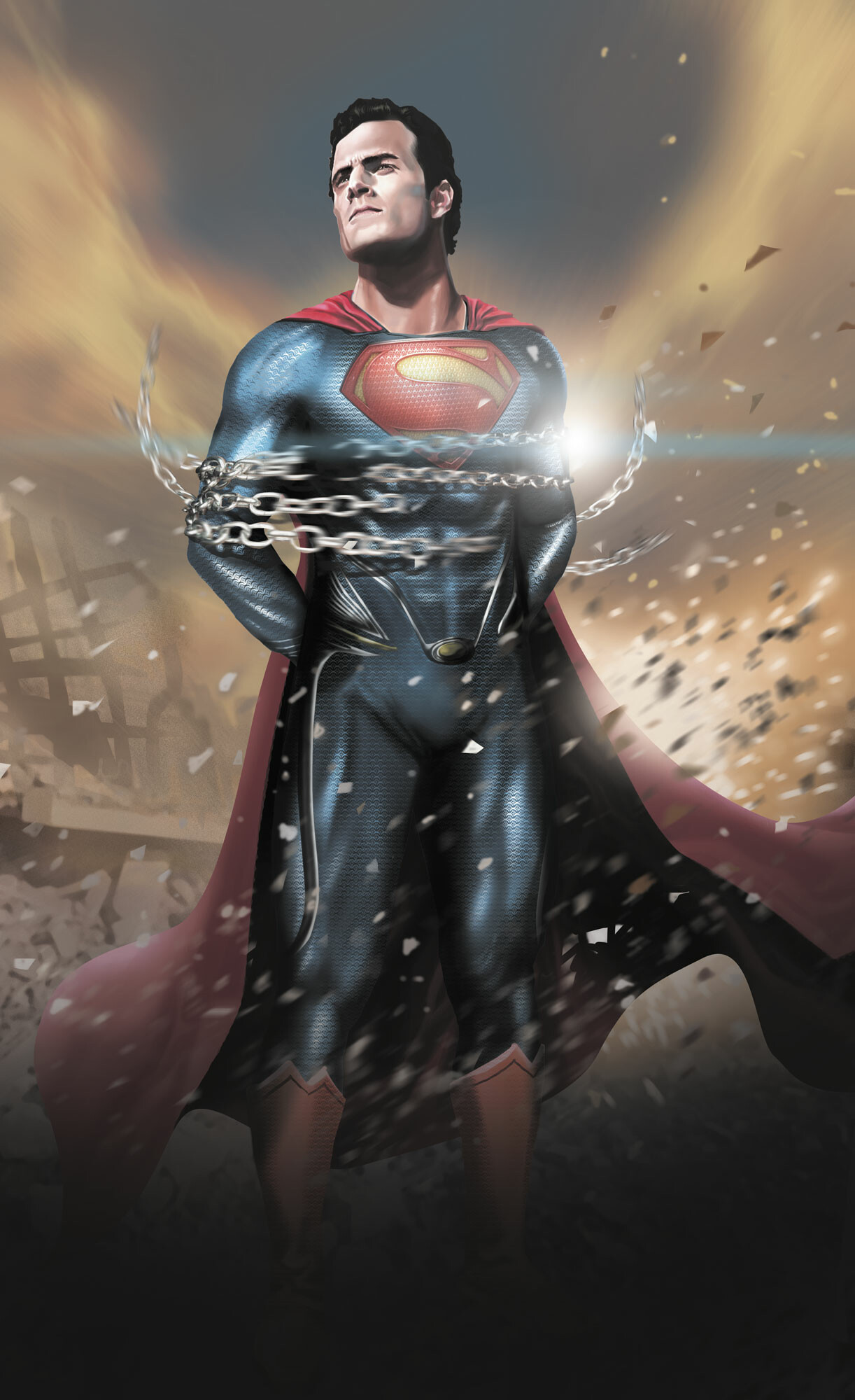 ArtStation - Man of Steel: Superman poster