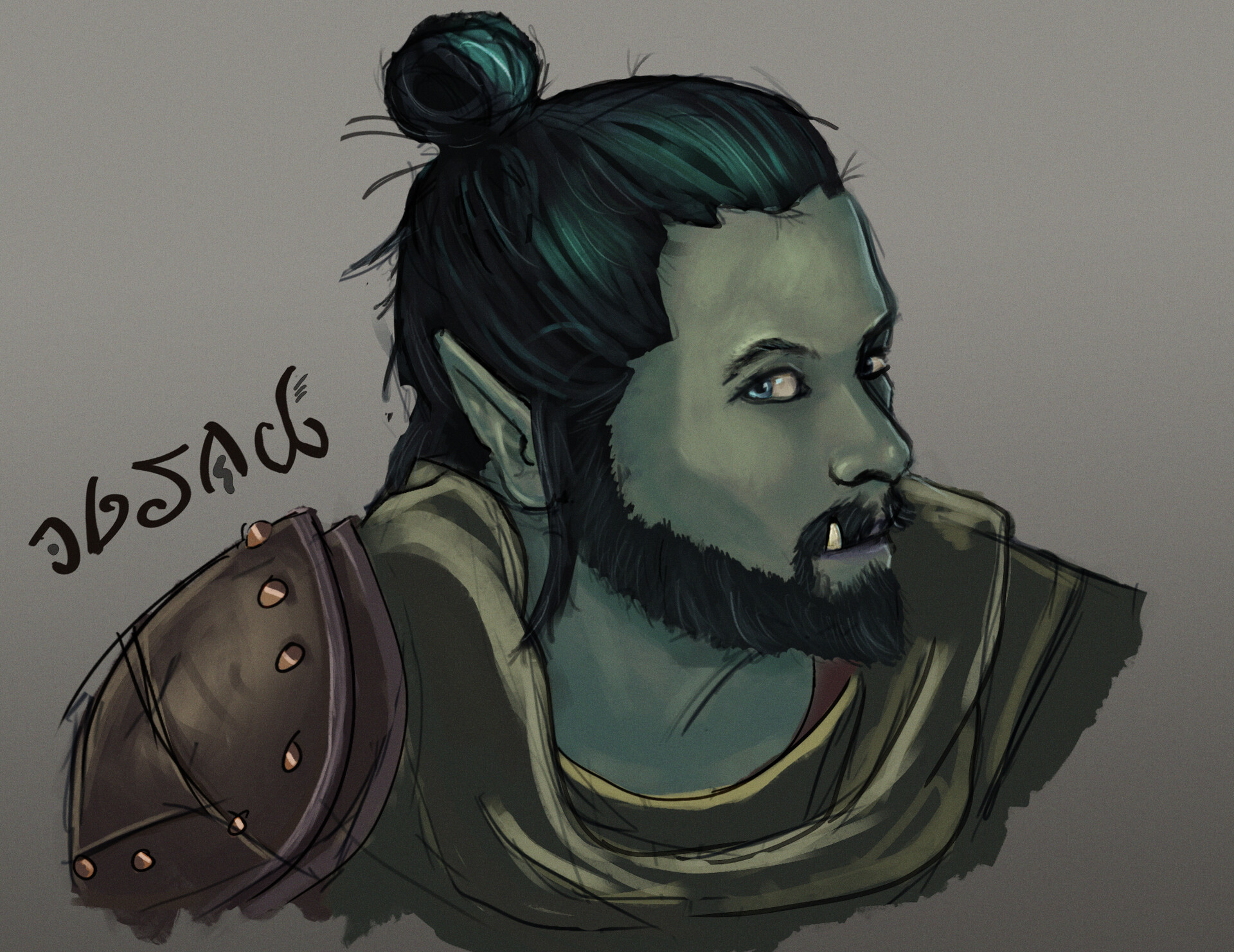 Male Half Orc Rogue