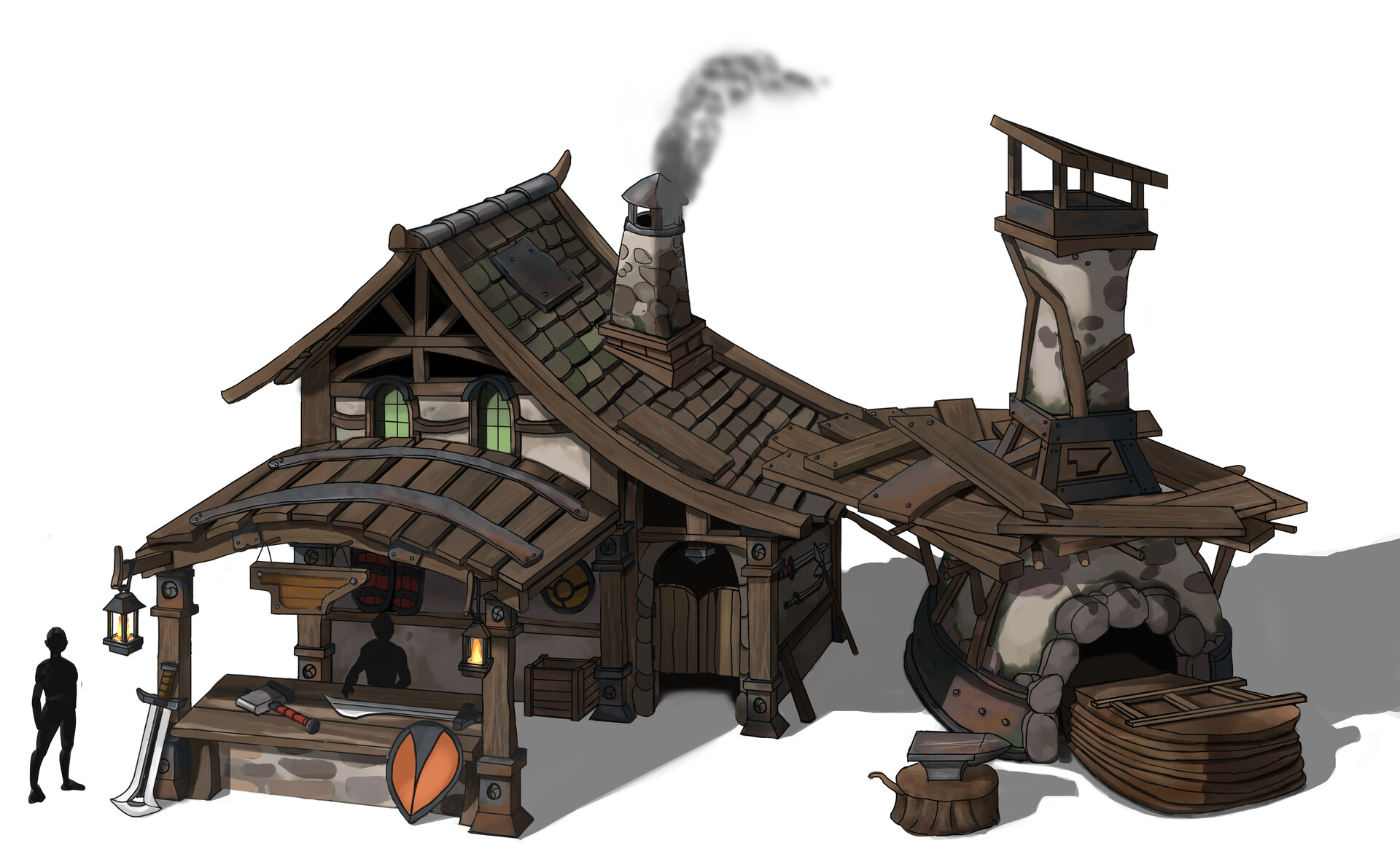 ArtStation - blacksmith's shop