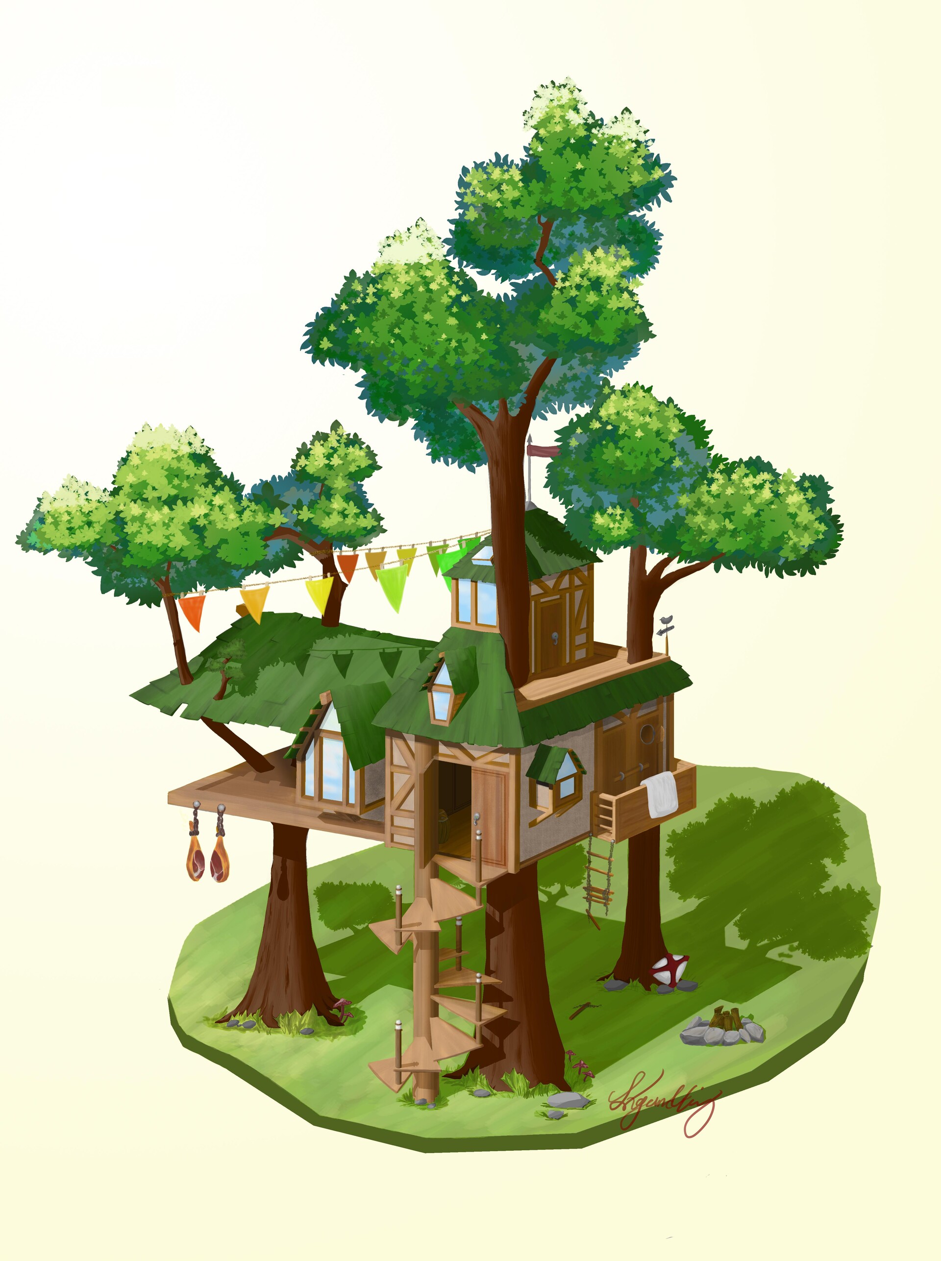 ArtStation - tree house