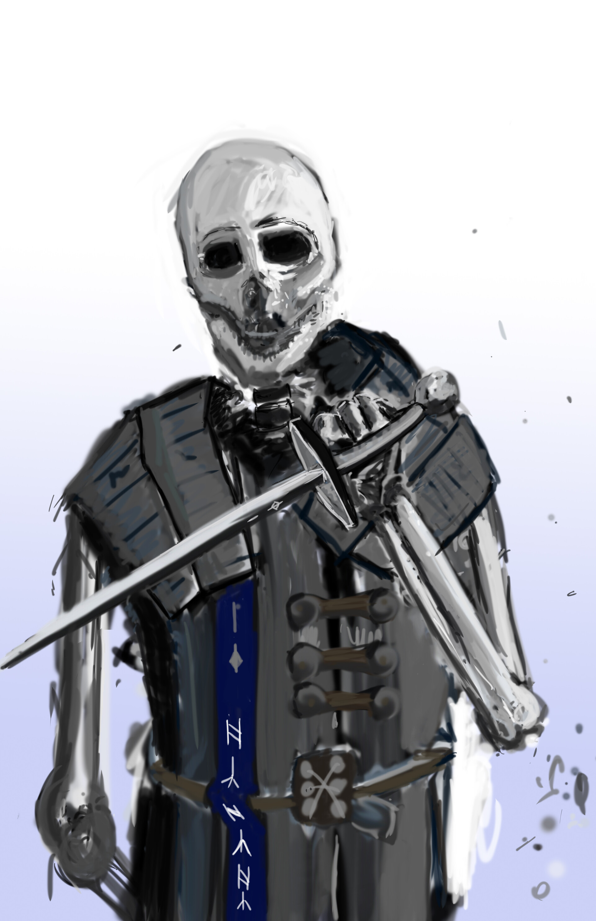 ArtStation - Skull and Sword.