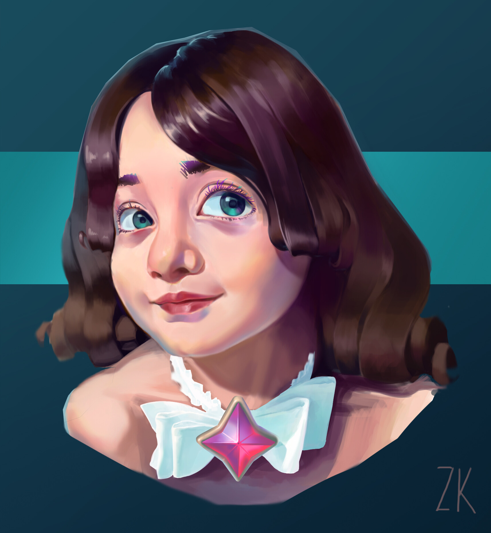 ArtStation - star girl