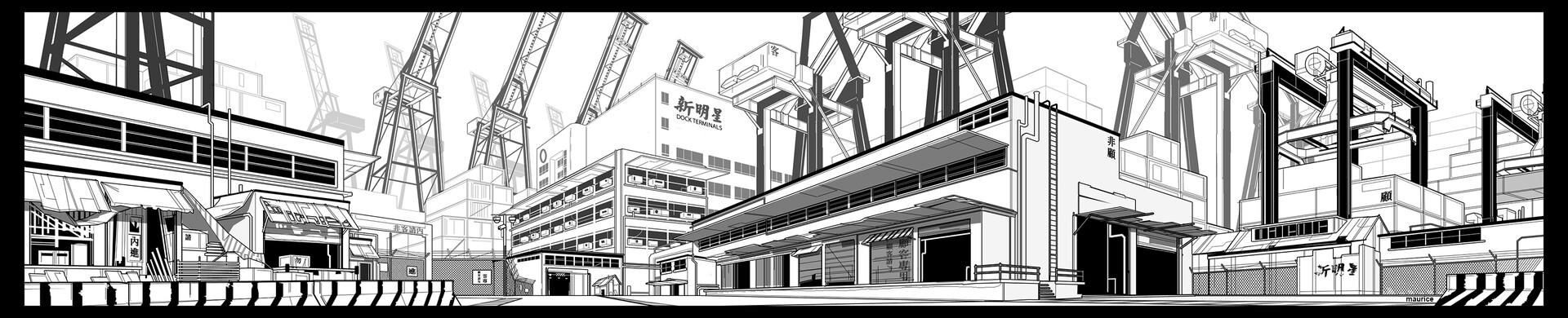 ArtStation - Wharf of Crimes