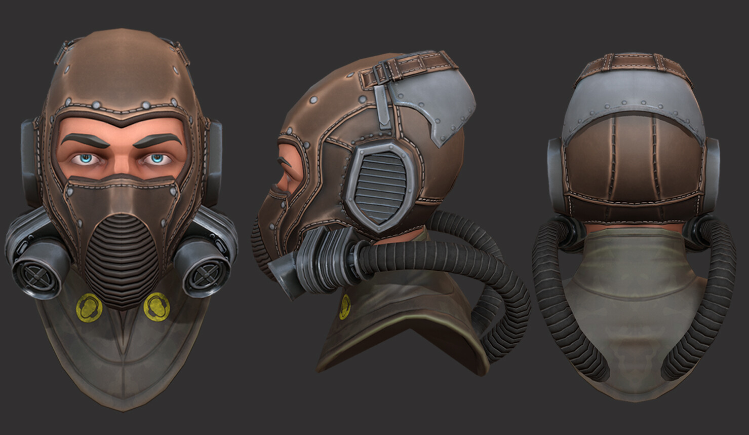 ArtStation - Stylized helmet