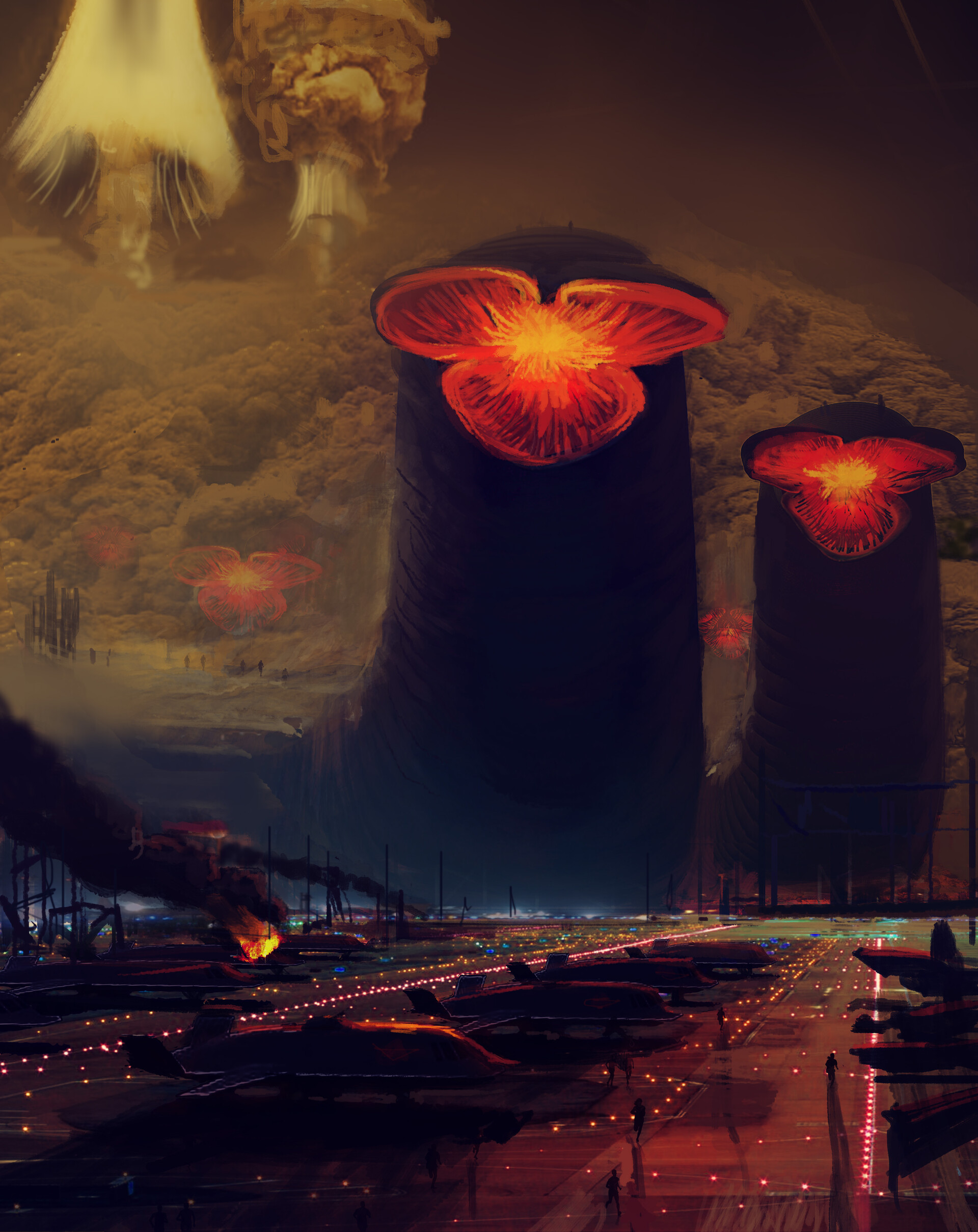 Alex Jay Brady - Fremen attack on the spaceport at Arrakeen