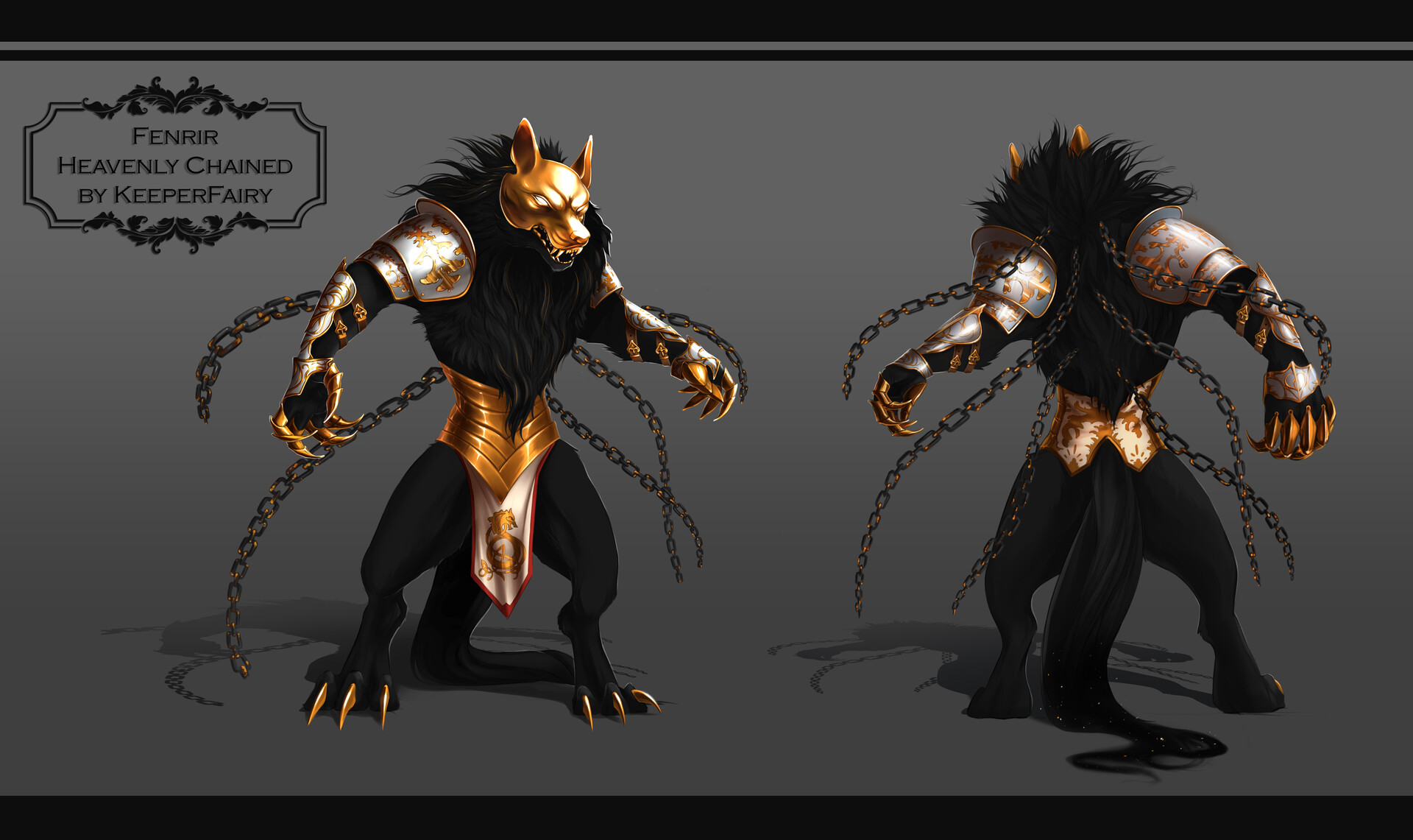 ArtStation - Fenrir Heavenly Chained