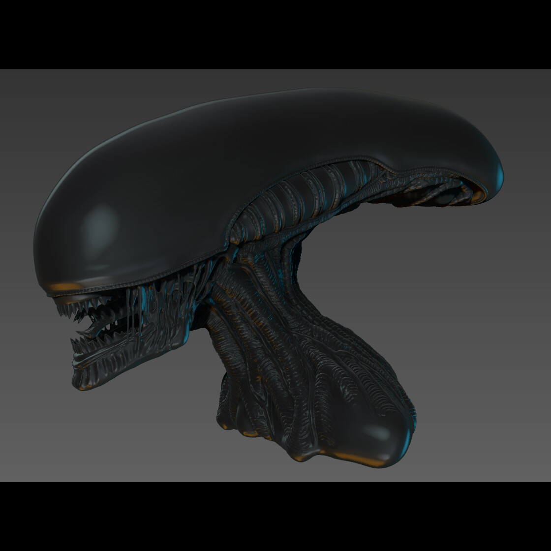ArtStation - Xenomorph Bust Sculpting