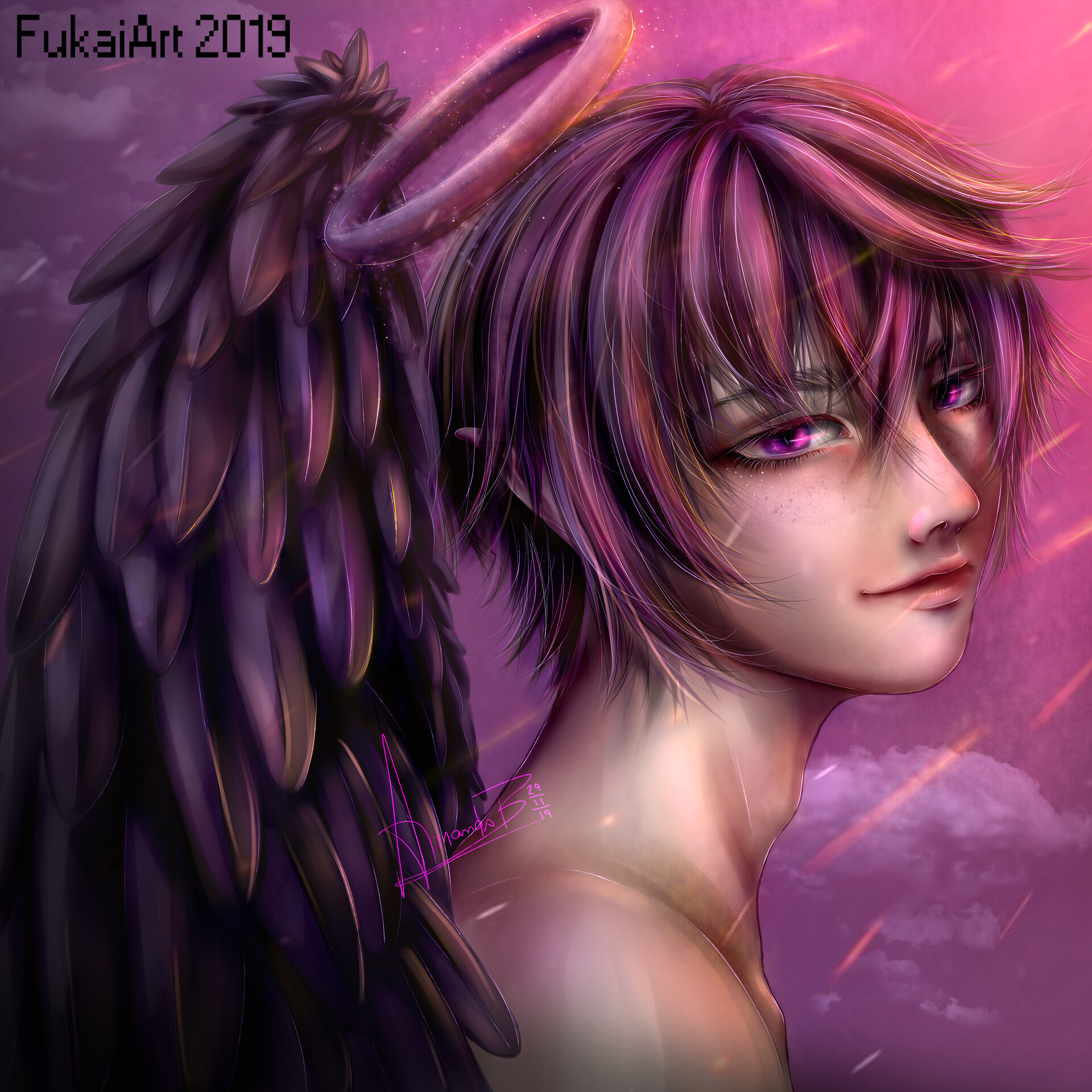 ArtStation - Fallen Angel