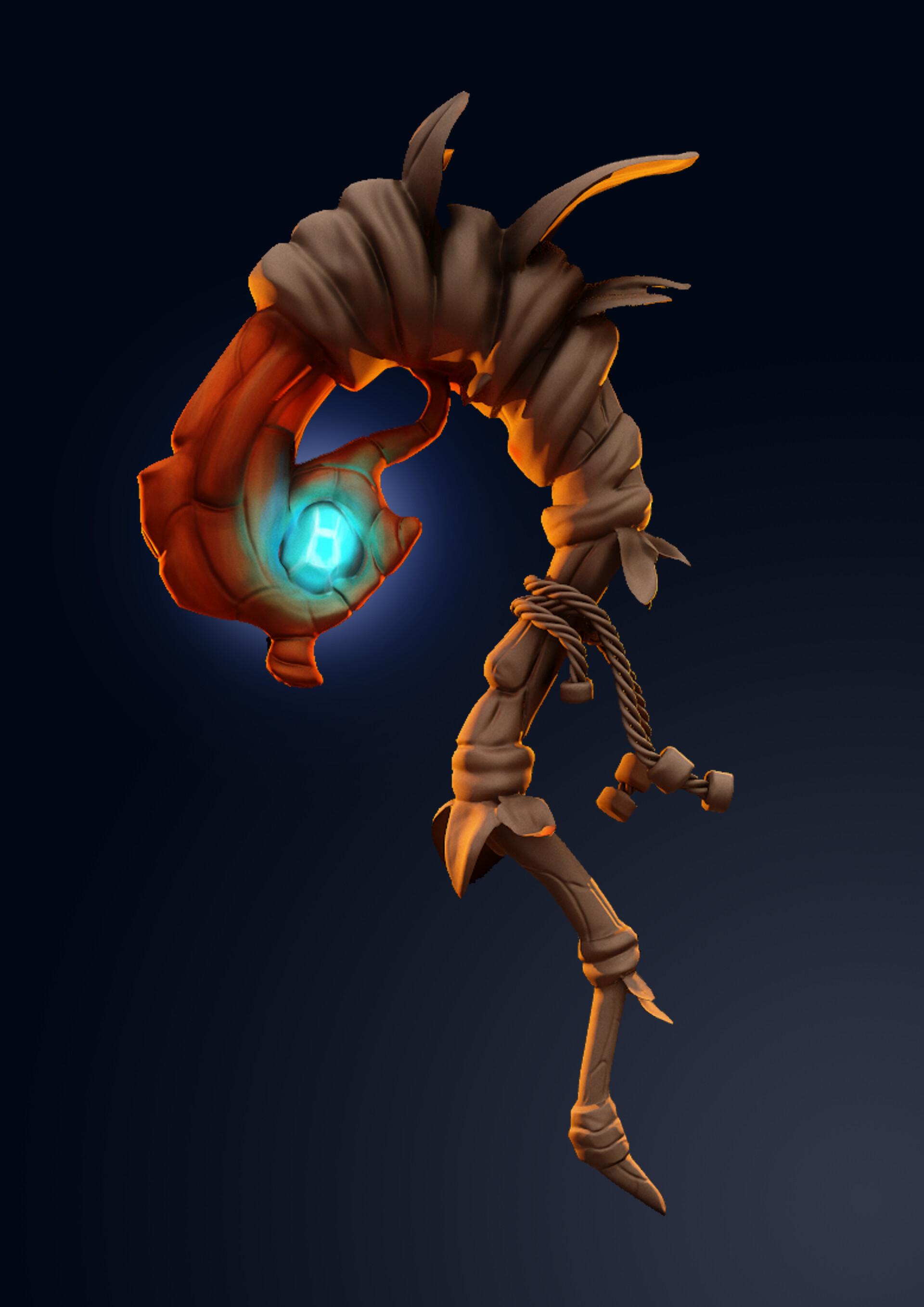 ArtStation - Druid's Staff // 3D // the job is not done