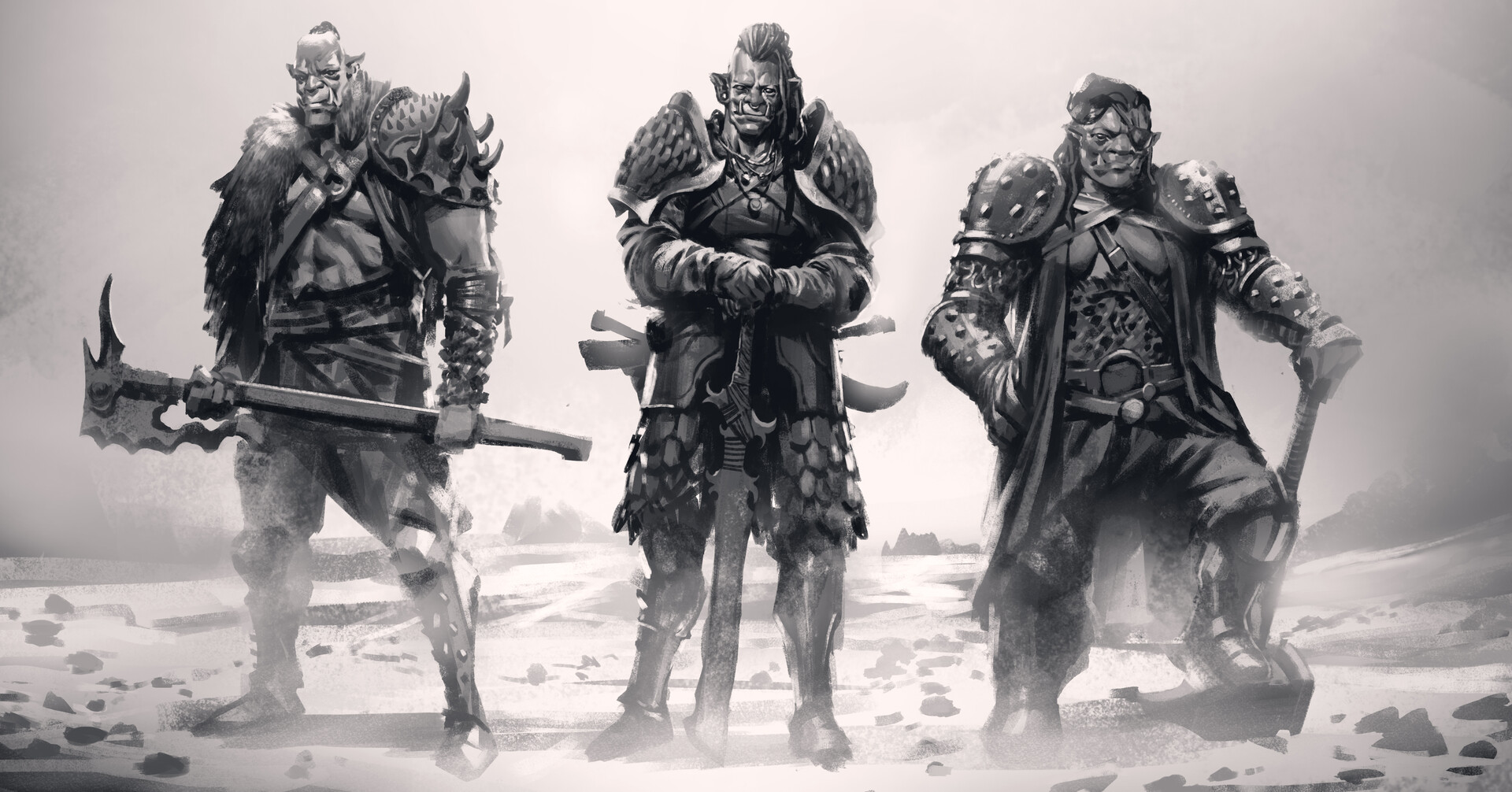 ArtStation - Orc Mercenaries, Anthony Feliciano