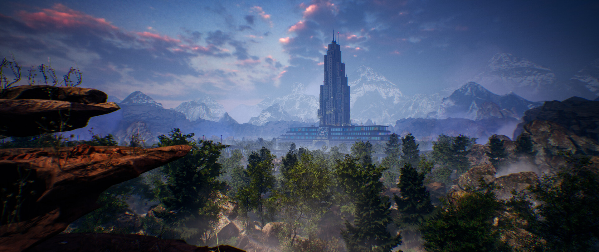 ArtStation - Building in the forest