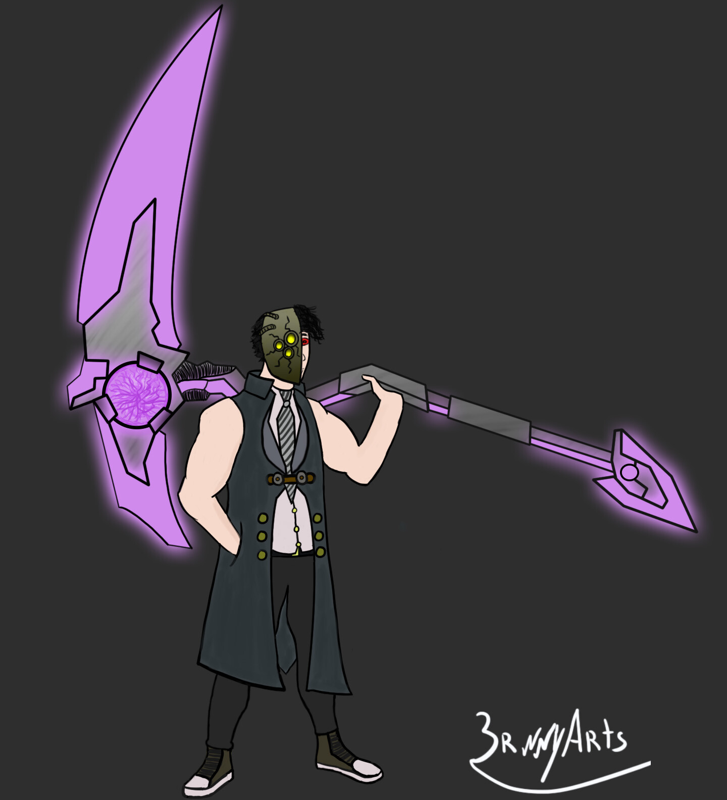 ArtStation - Zev's Futuristic Scythe