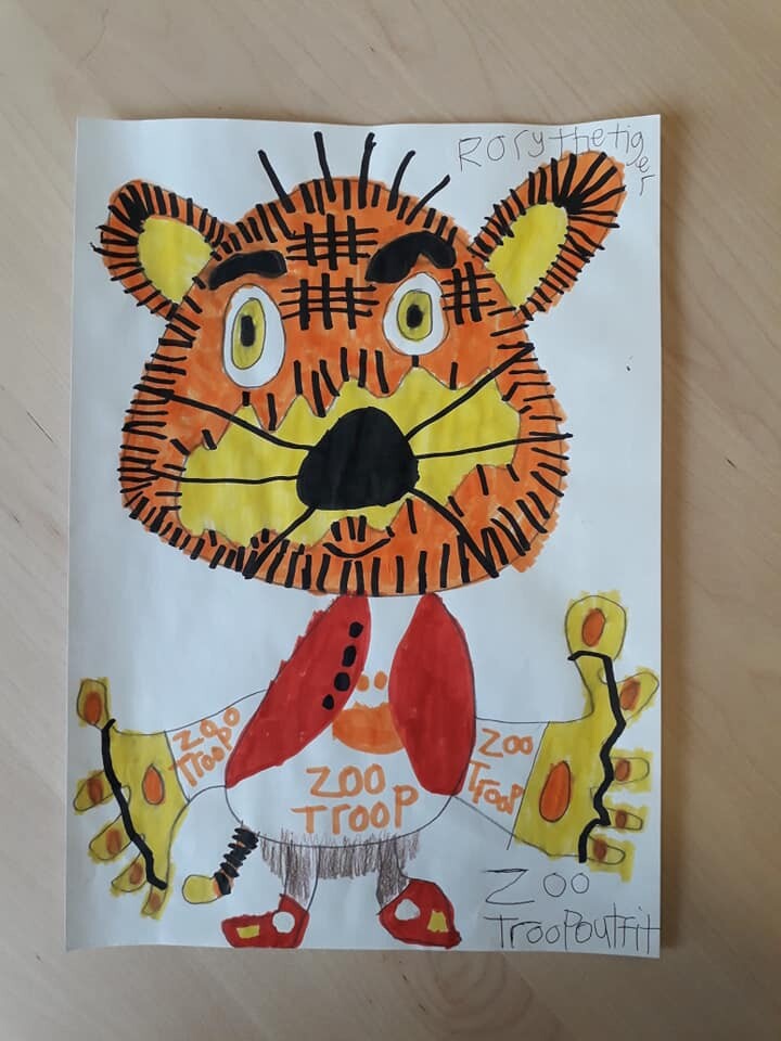 ArtStation - Rory The Tiger's Zoo Troop Outfit(September 2019)