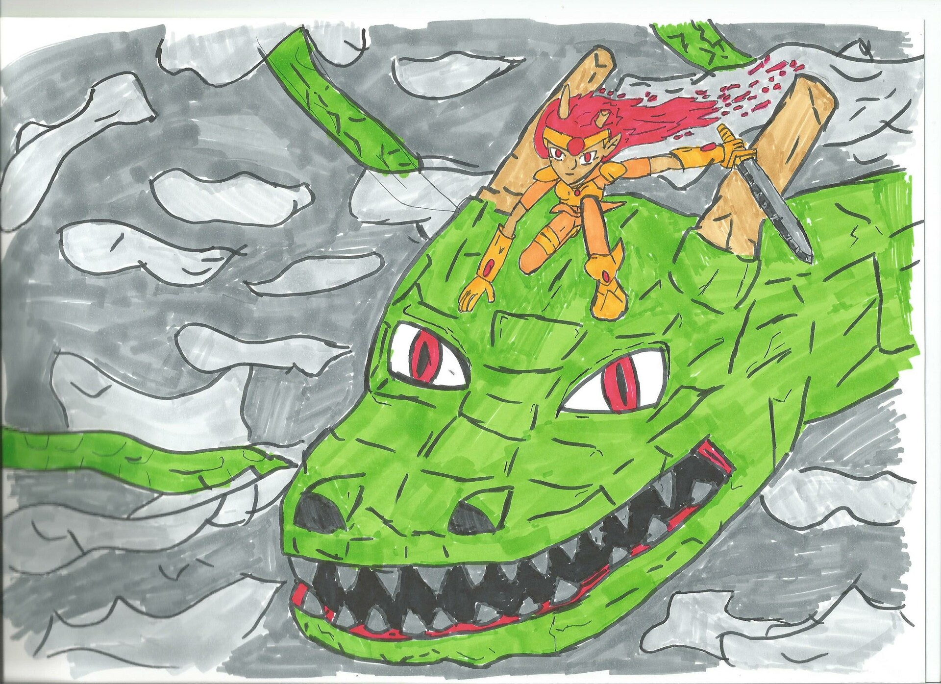 ArtStation - northern dragon princess