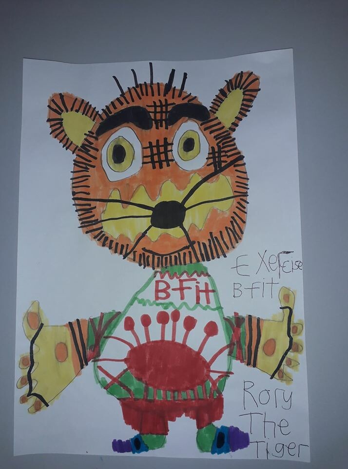 ArtStation - Rory The Tiger Wearing His Exercise B Fit Outfit