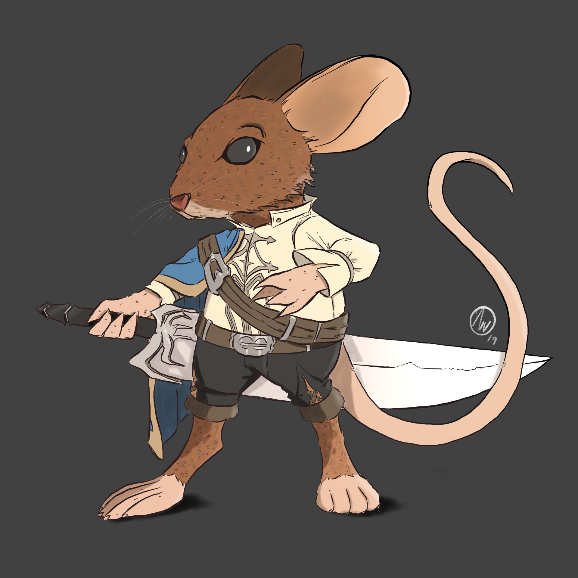 ArtStation - Mouse Warrior