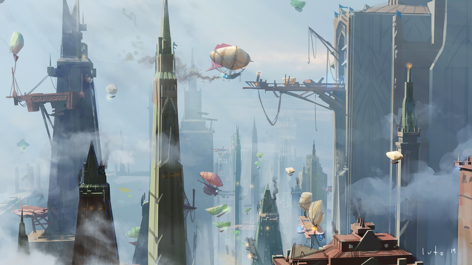 ArtStation - spire city