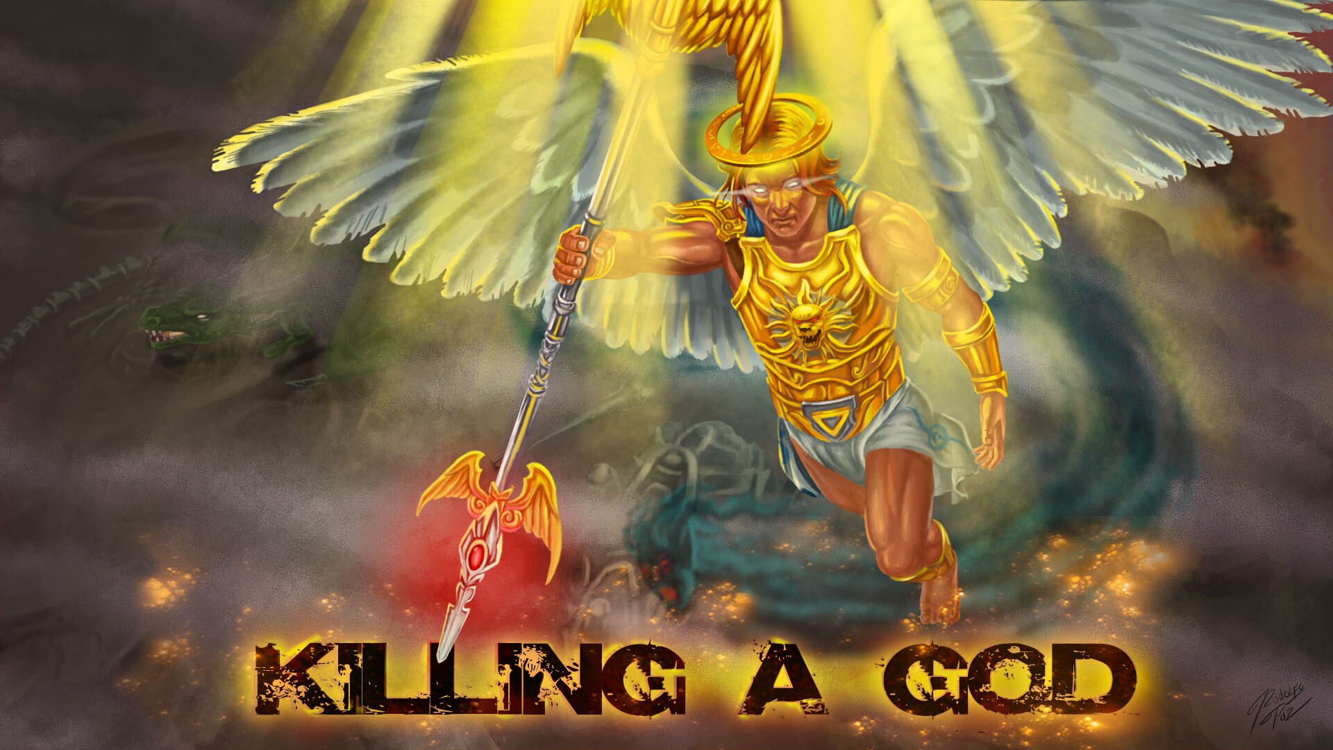 ArtStation - video game cover