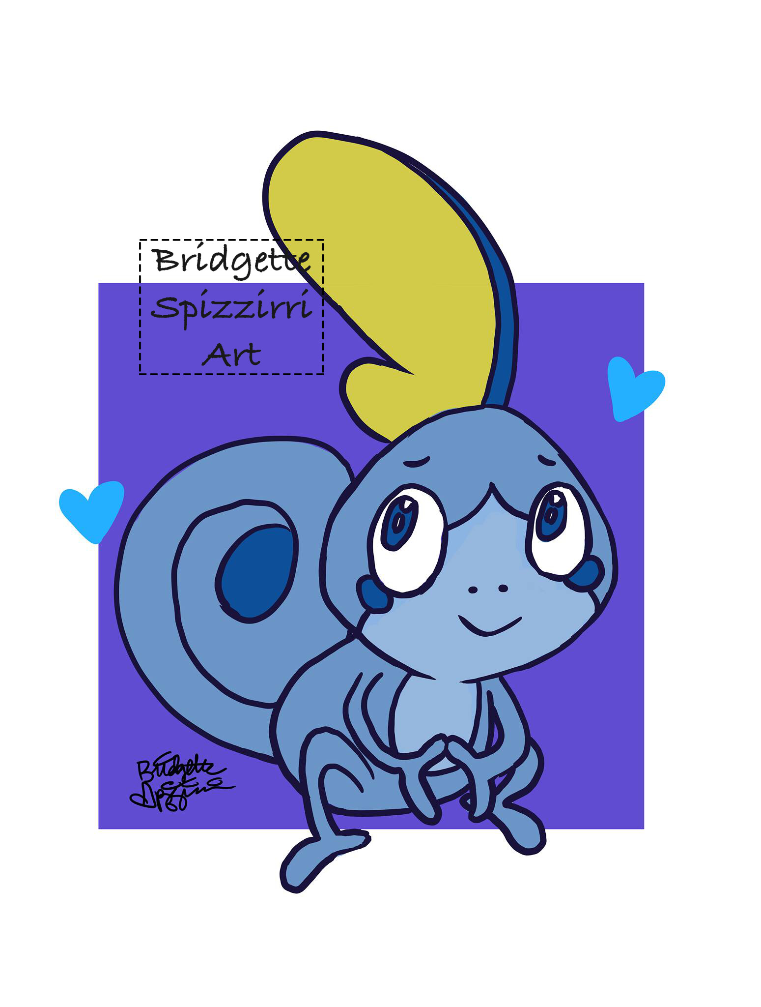 ArtStation - Sobble - Pokemon Sword/Sheild