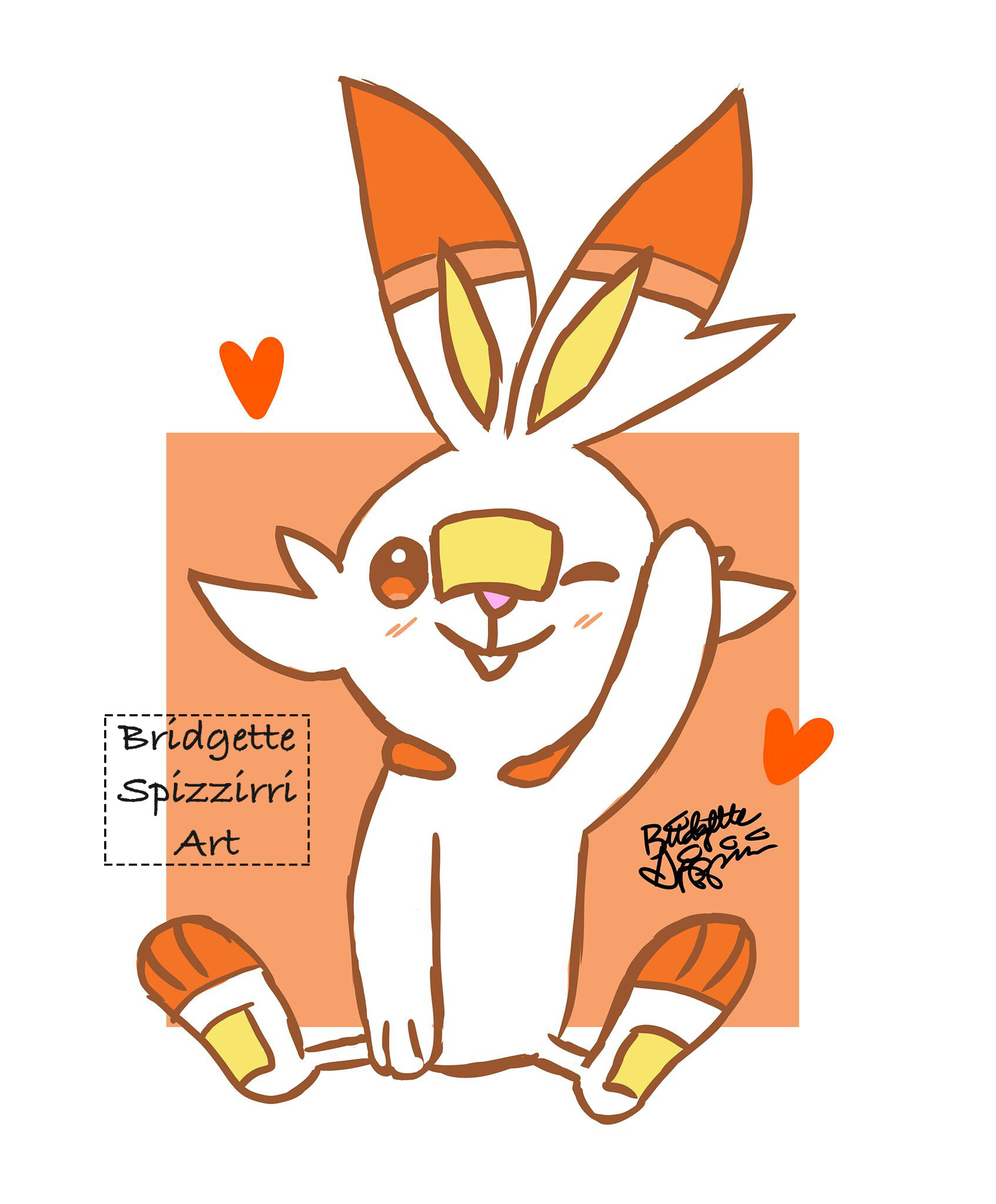 ArtStation - Scorbunny - Pokemon Sword/Shield