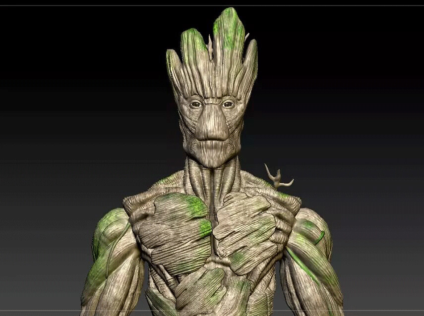 ArtStation - Guardians of the galaxy groot