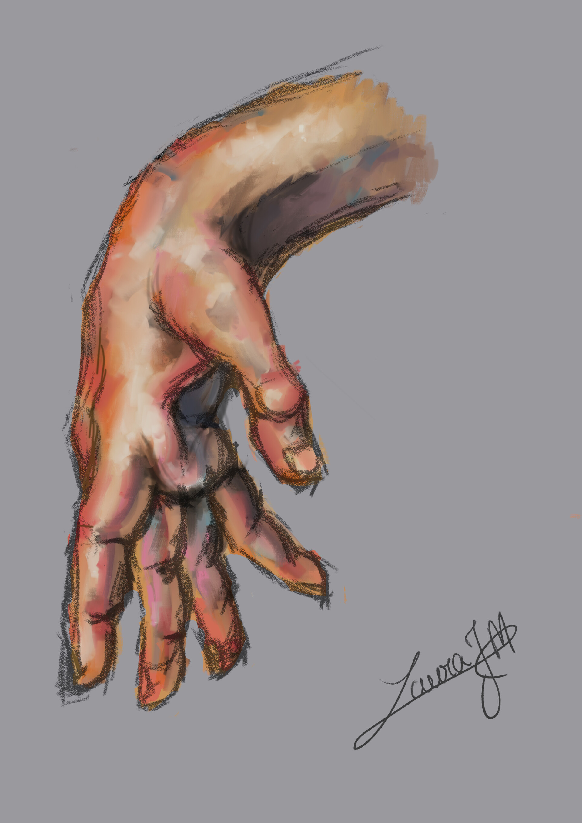 ArtStation - Hand Color Study