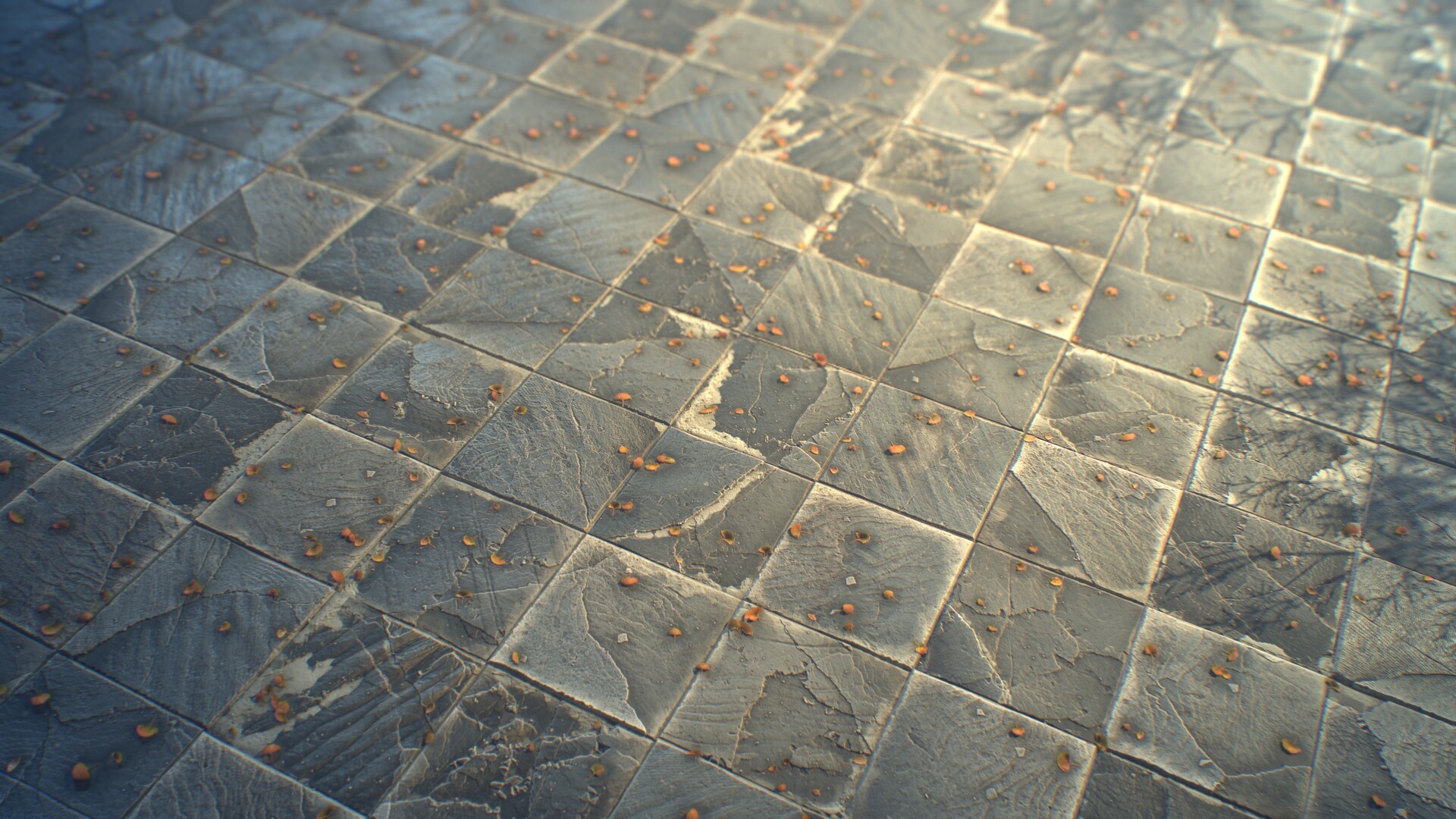 ArtStation - Substance Designer Practice--- Stone Tiles