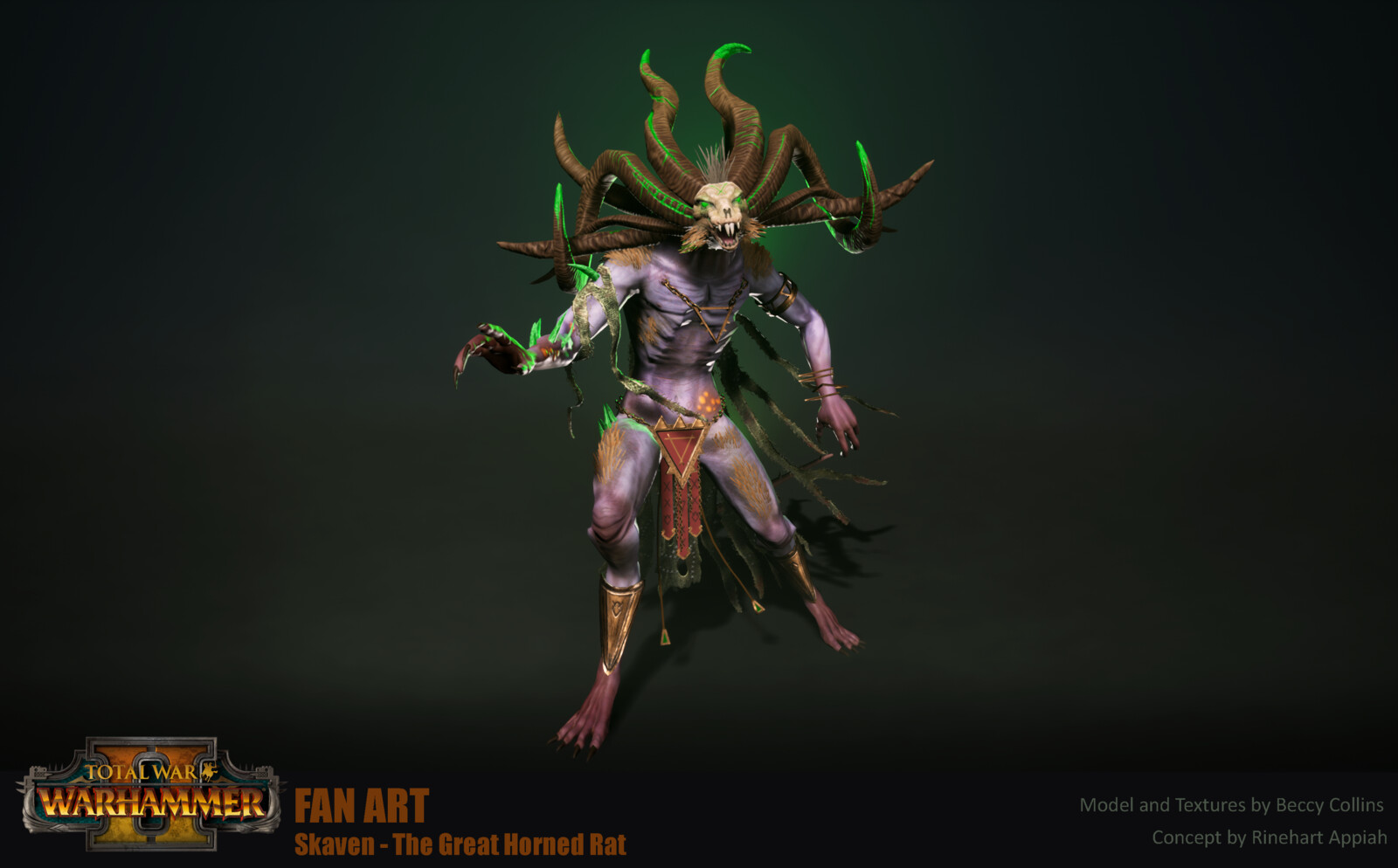 Beccy Collins - The Great Horned Rat - Fan Art