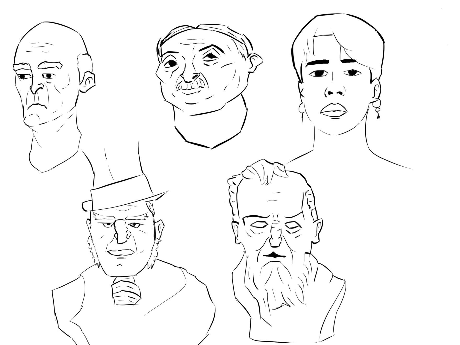 ArtStation - Hundred head challenge day 4