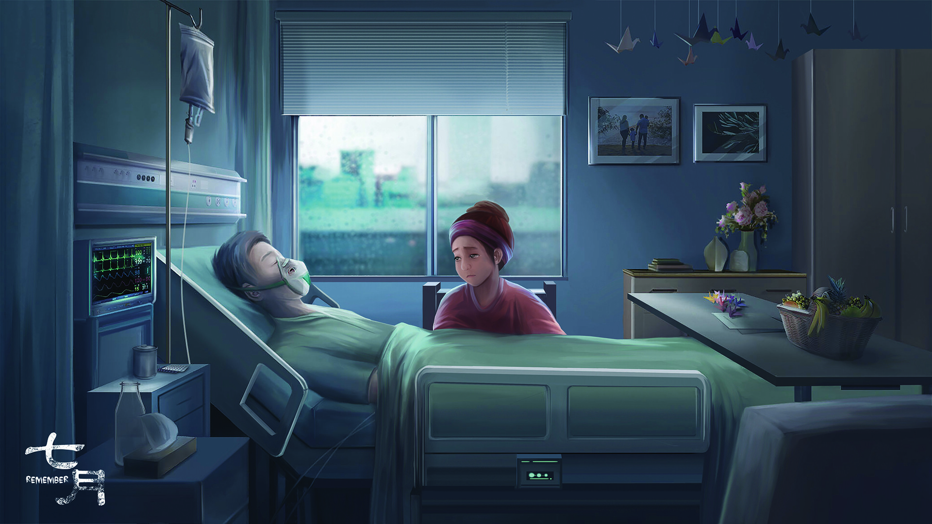 ArtStation - Hospital Illustration Keyshot