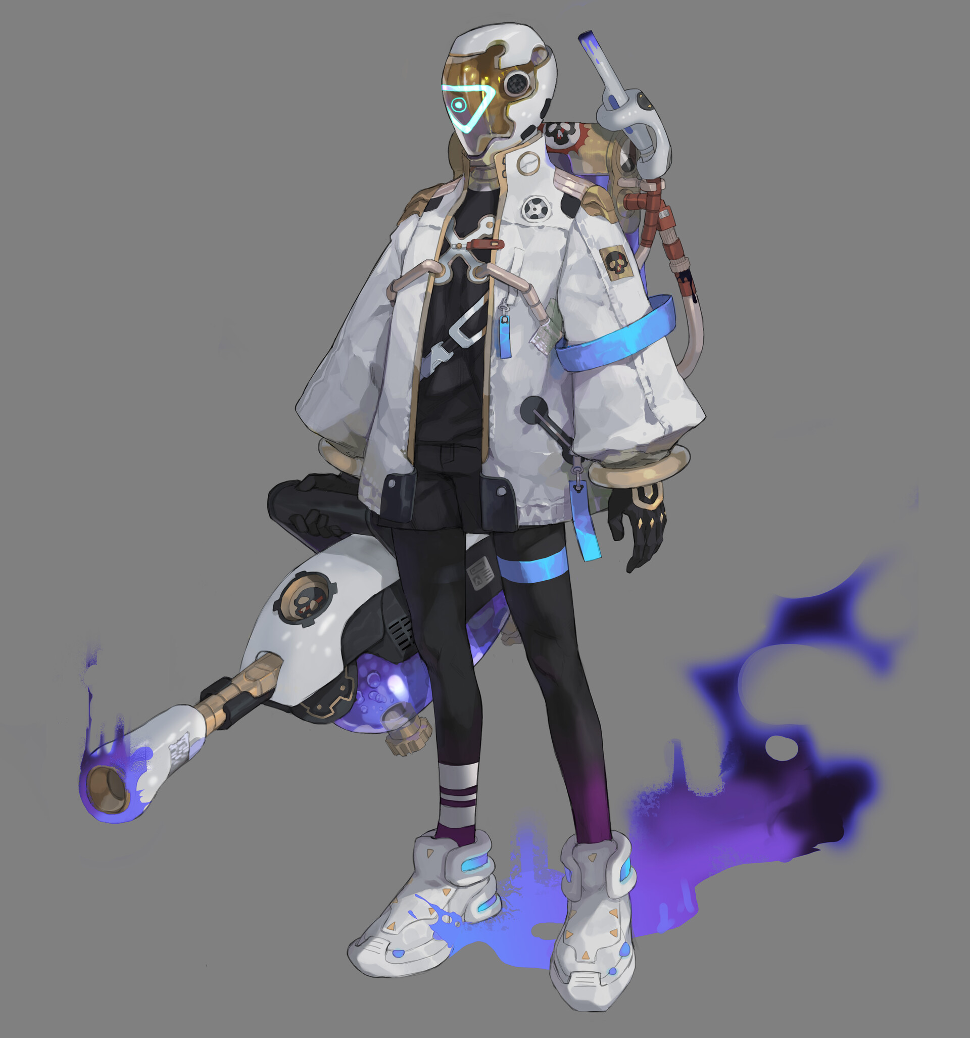 ArtStation - helmet, poison