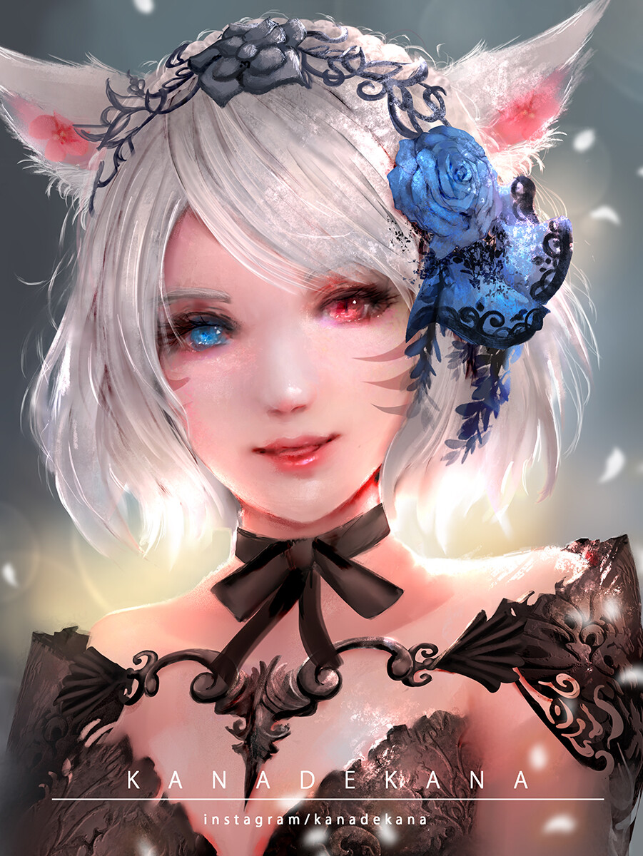 ArtStation - FFXIV Miqote Commission