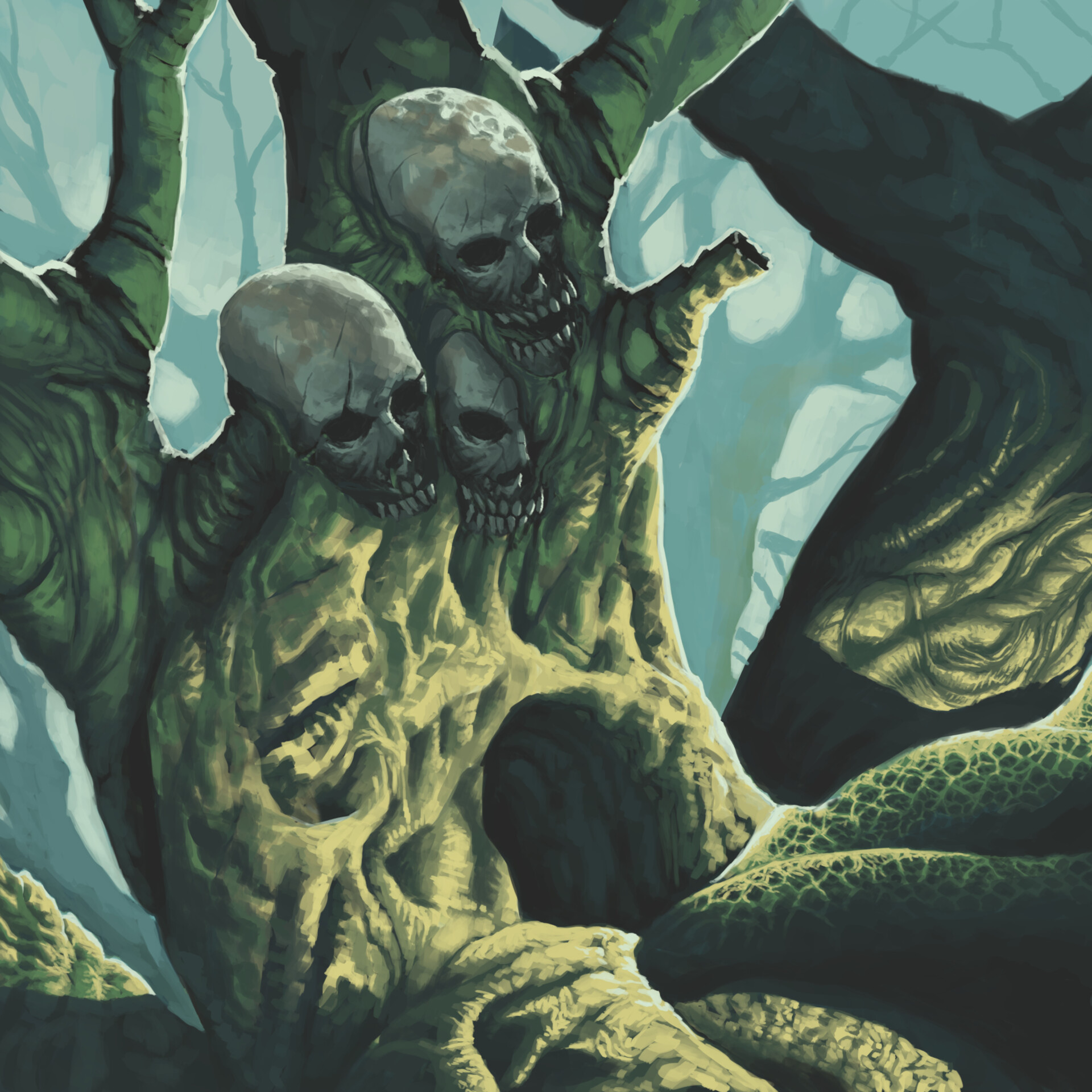 ArtStation - Skull Forest