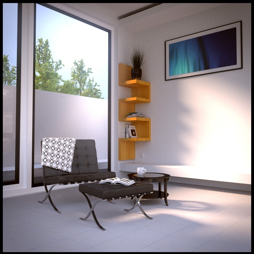 ArtStation - Simple Reading Room