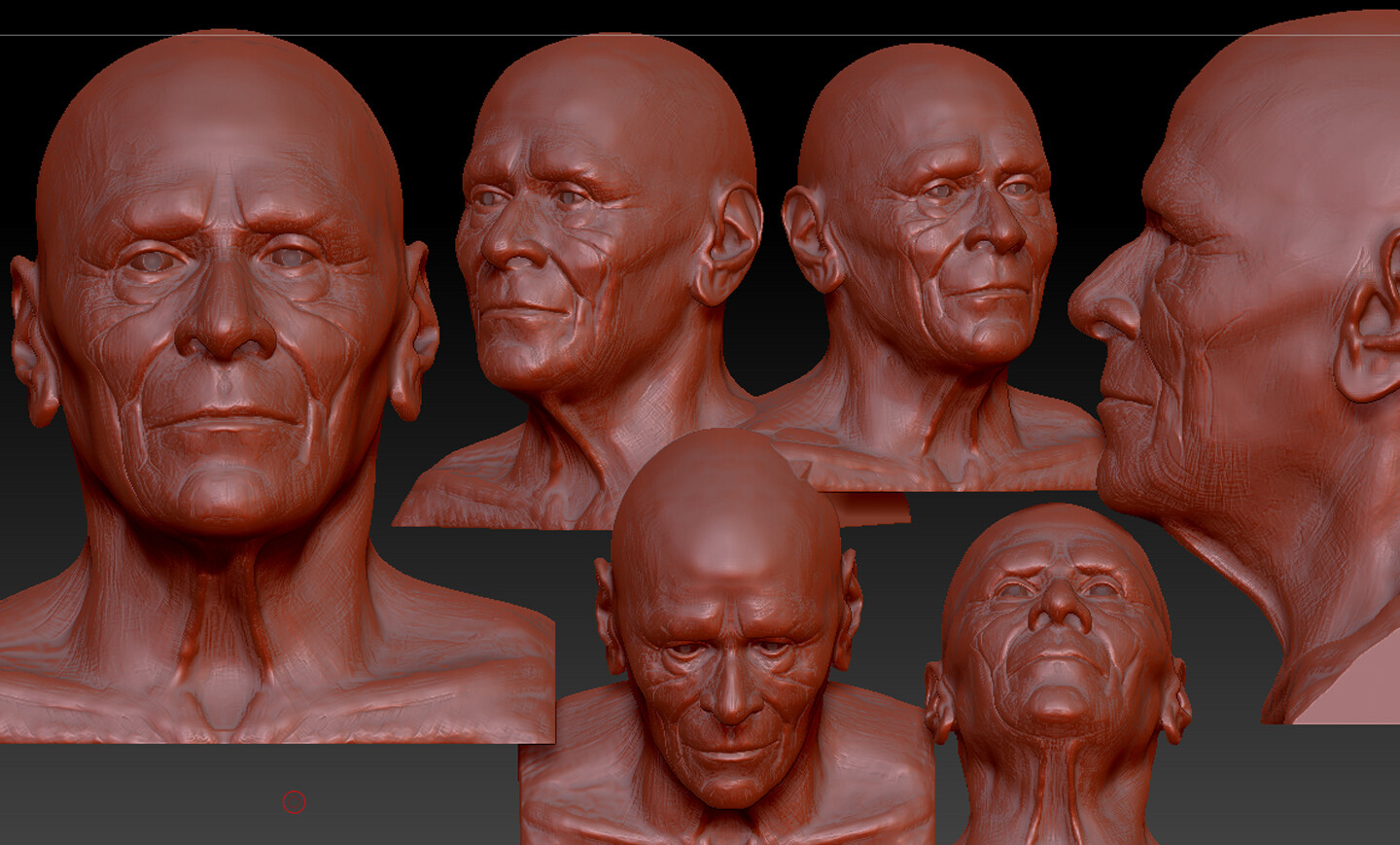 ArtStation - Old Man Head - Sculpt