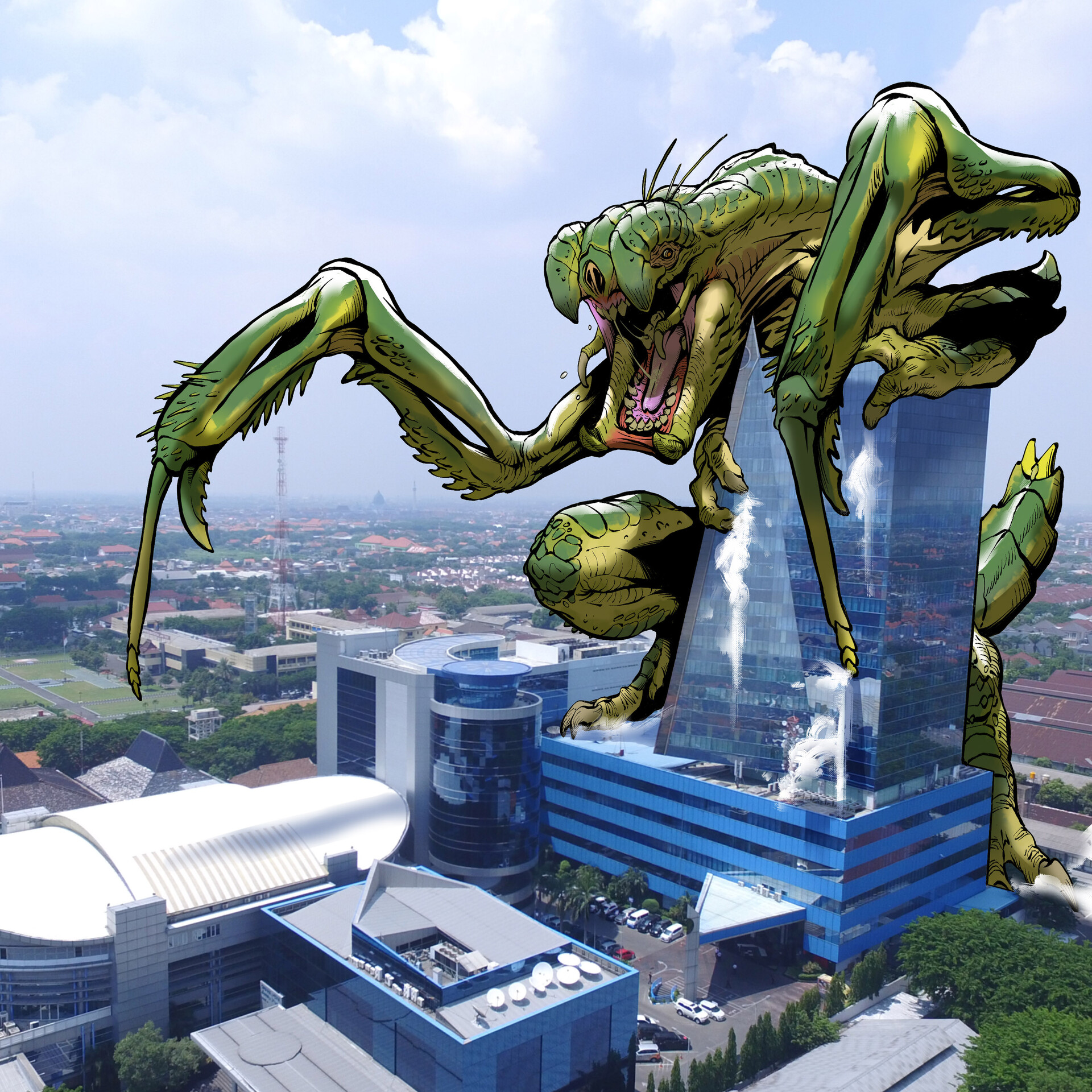 ArtStation - Mantis Kaiju