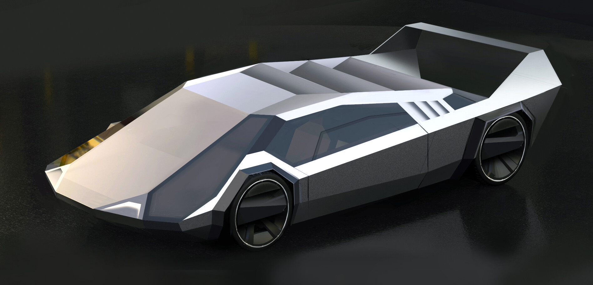 David Dron - cyberpunk transport