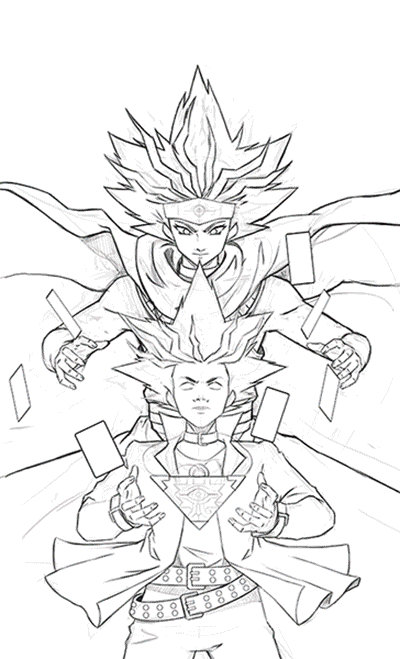 printable yugioh coloring pages