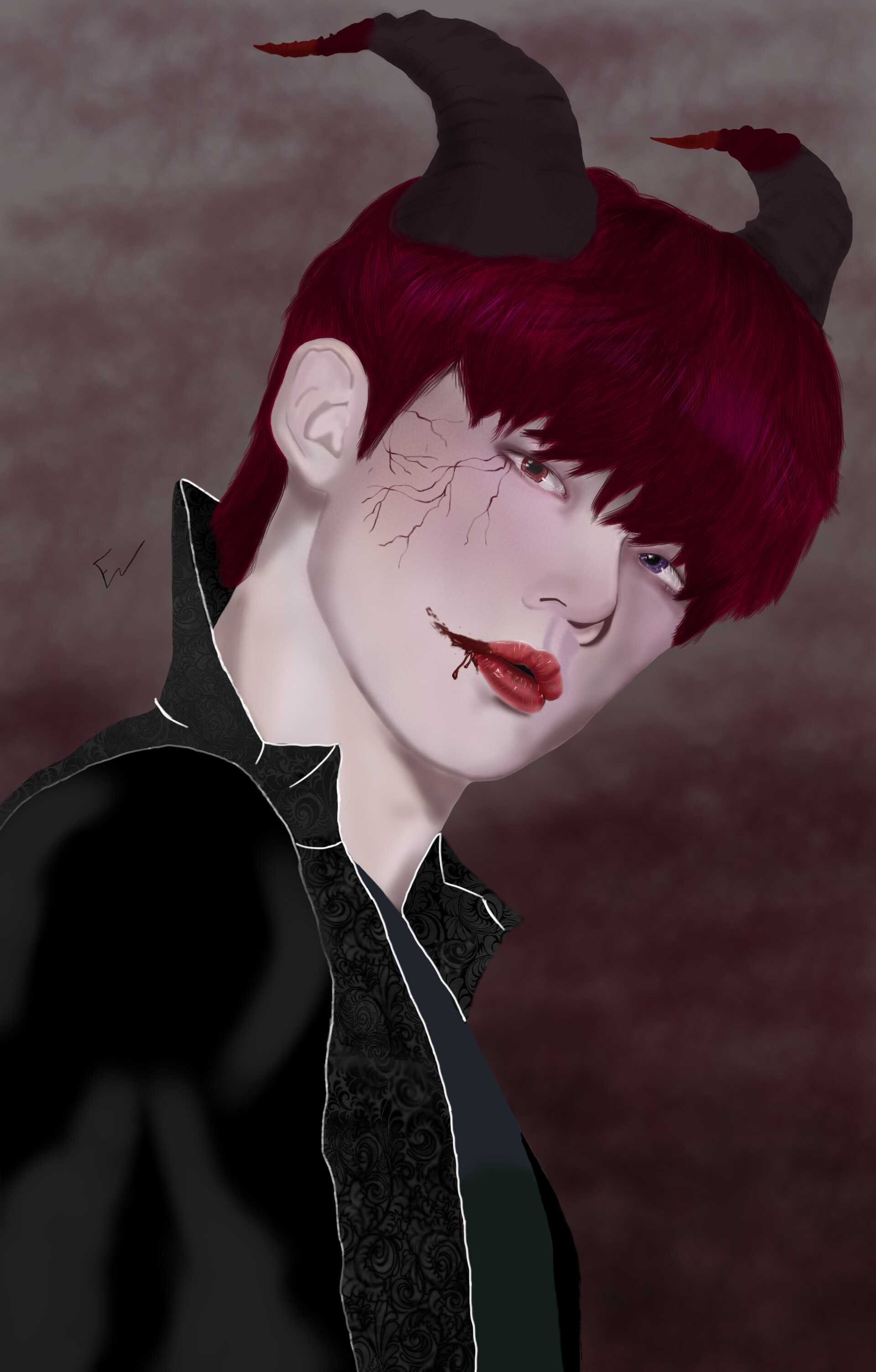 ArtStation - YeonJun demon AU